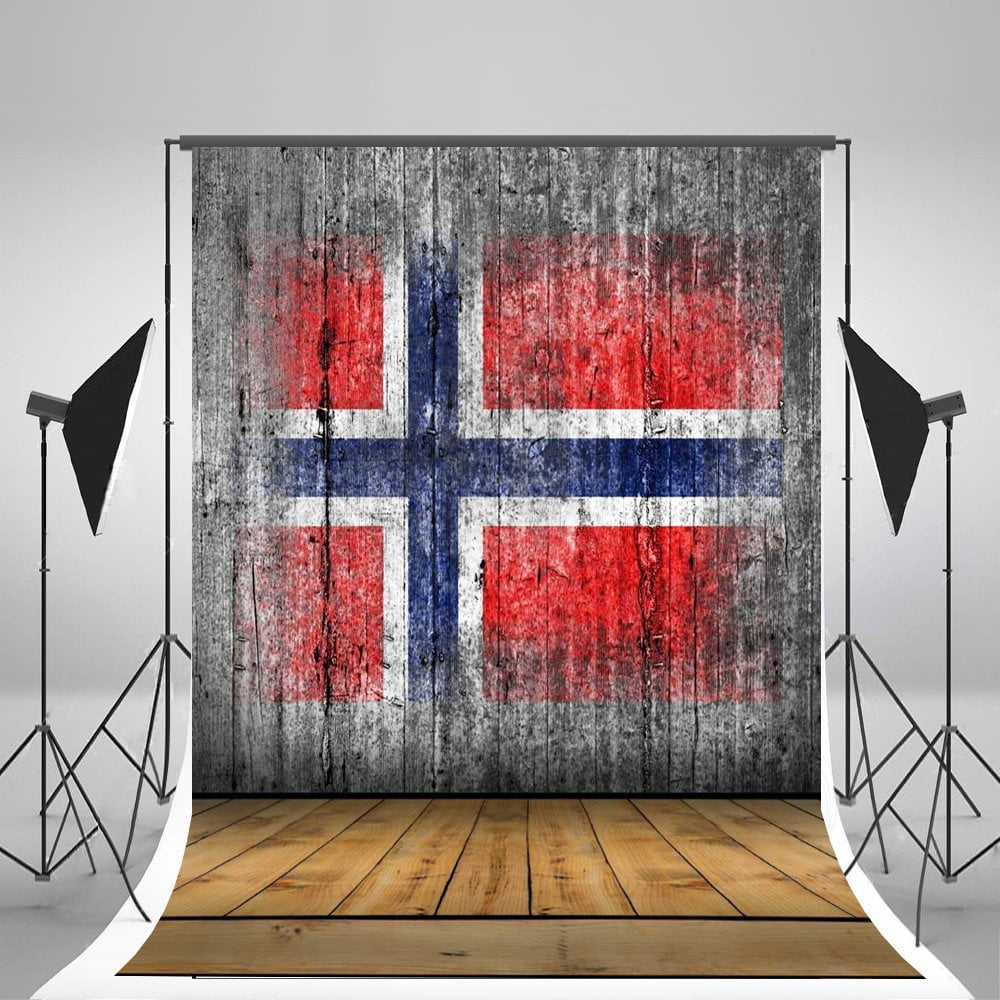 HelloDecor 5x7ft Wooden Photography Backdrops with Floor Cloth ...