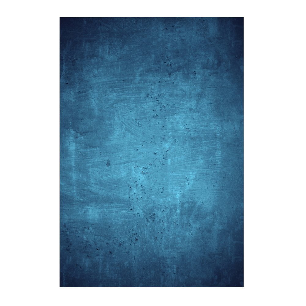 HelloDecor 5x7ft blue concrete wall photgraphy backdrop soild photo ...