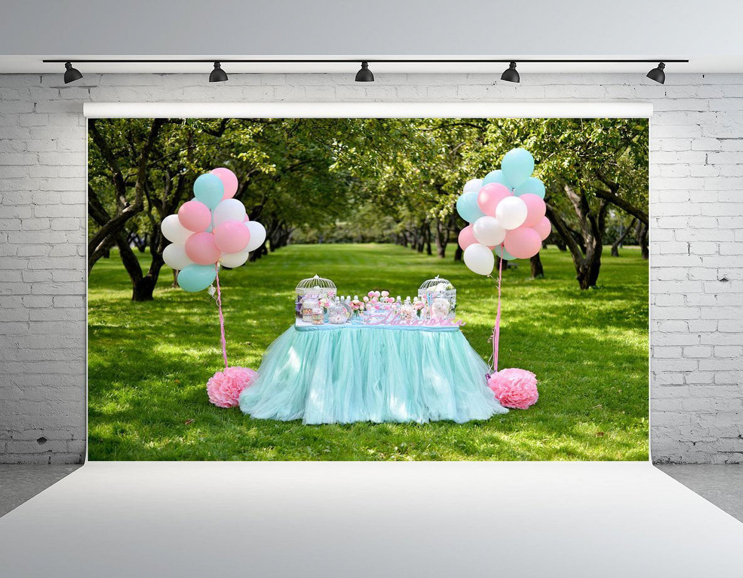 HelloDecor 7x5ft Birthday Photography Backdrops for Party Colorful ...
