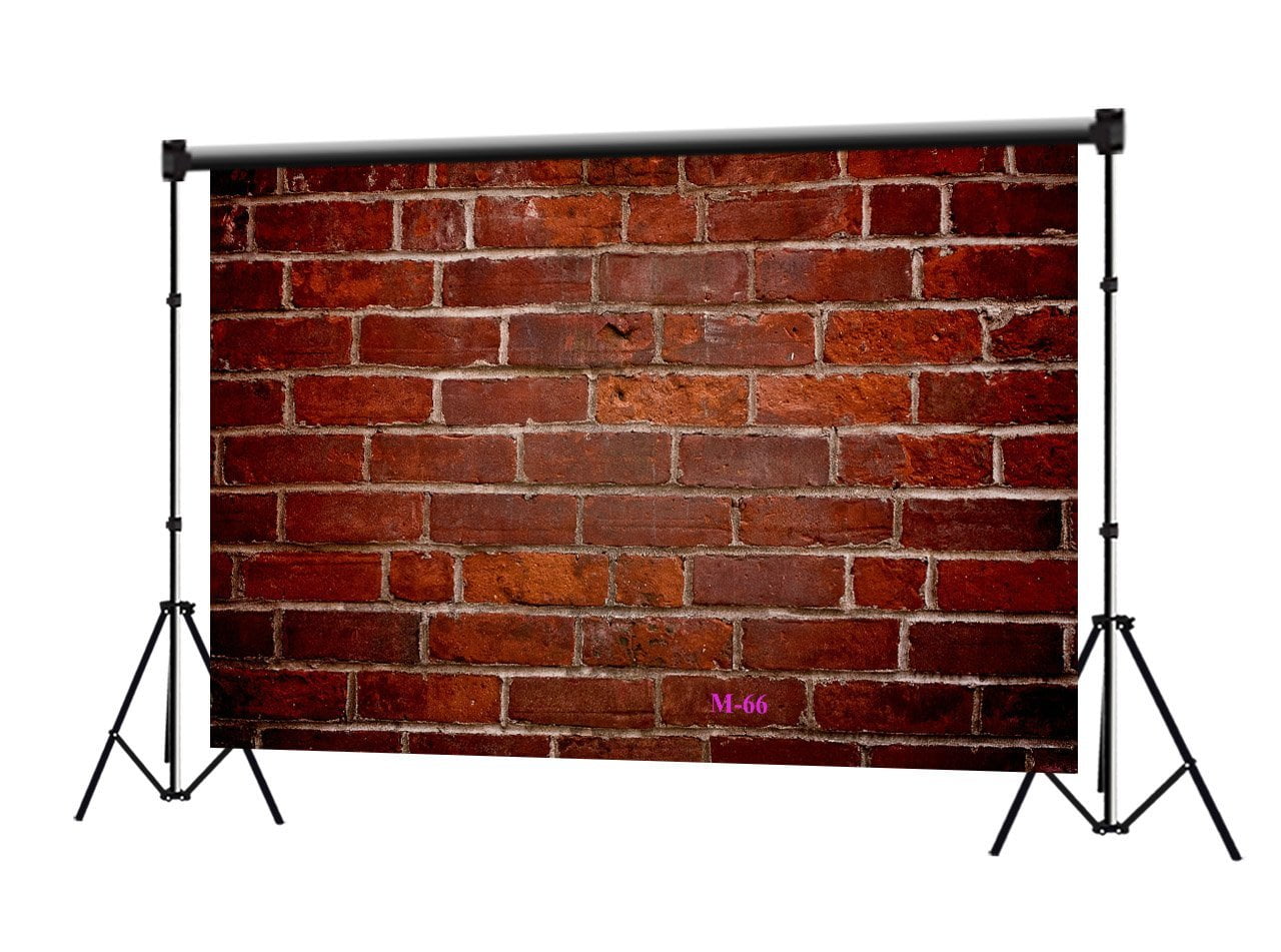 HelloDecor Polyester Fabric 7x5ft Brick Wall Photo Backdrops Studio ...