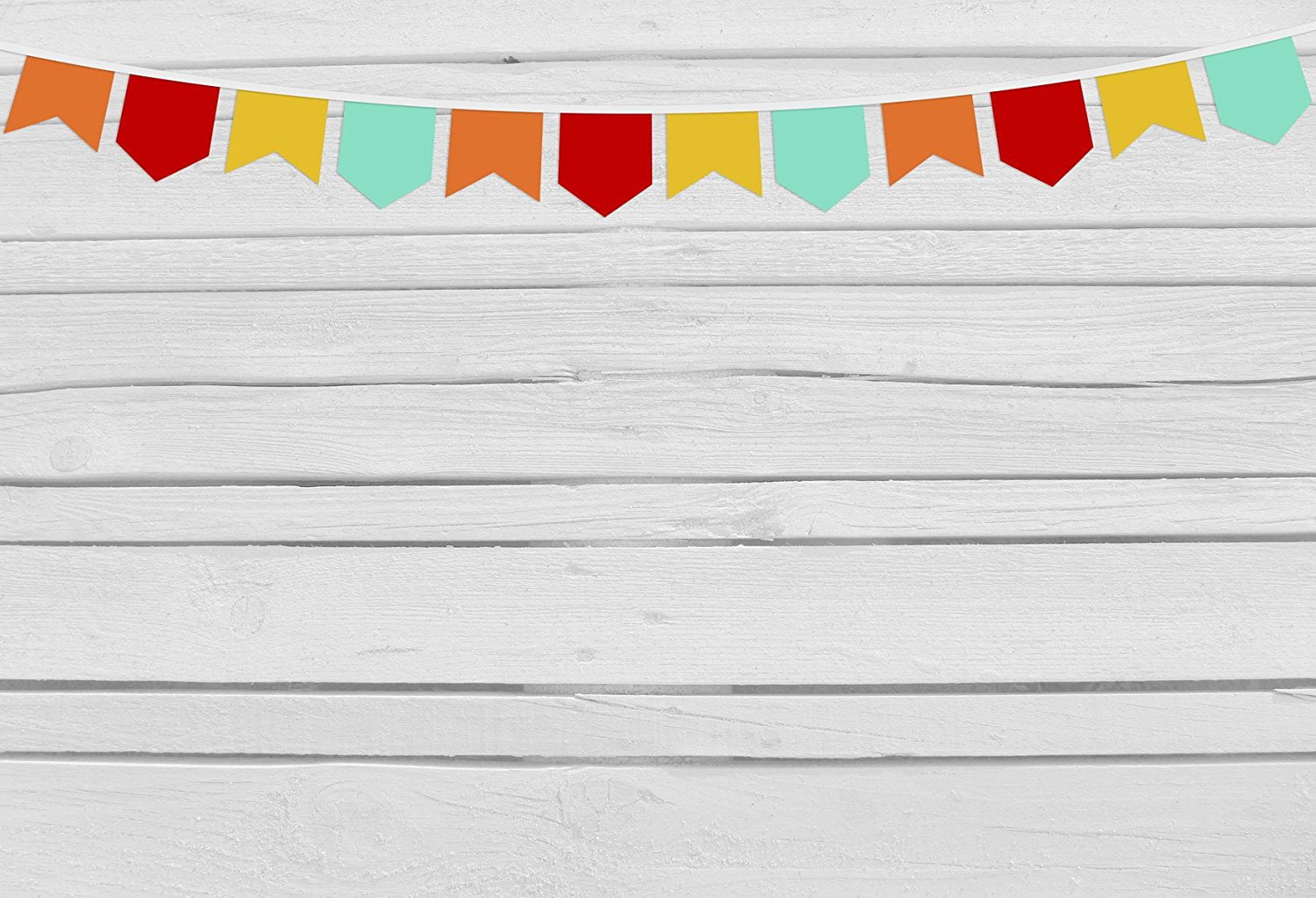 HelloDecor 7x5ft Children Backdrops Photography White Wood Wall Photo ...