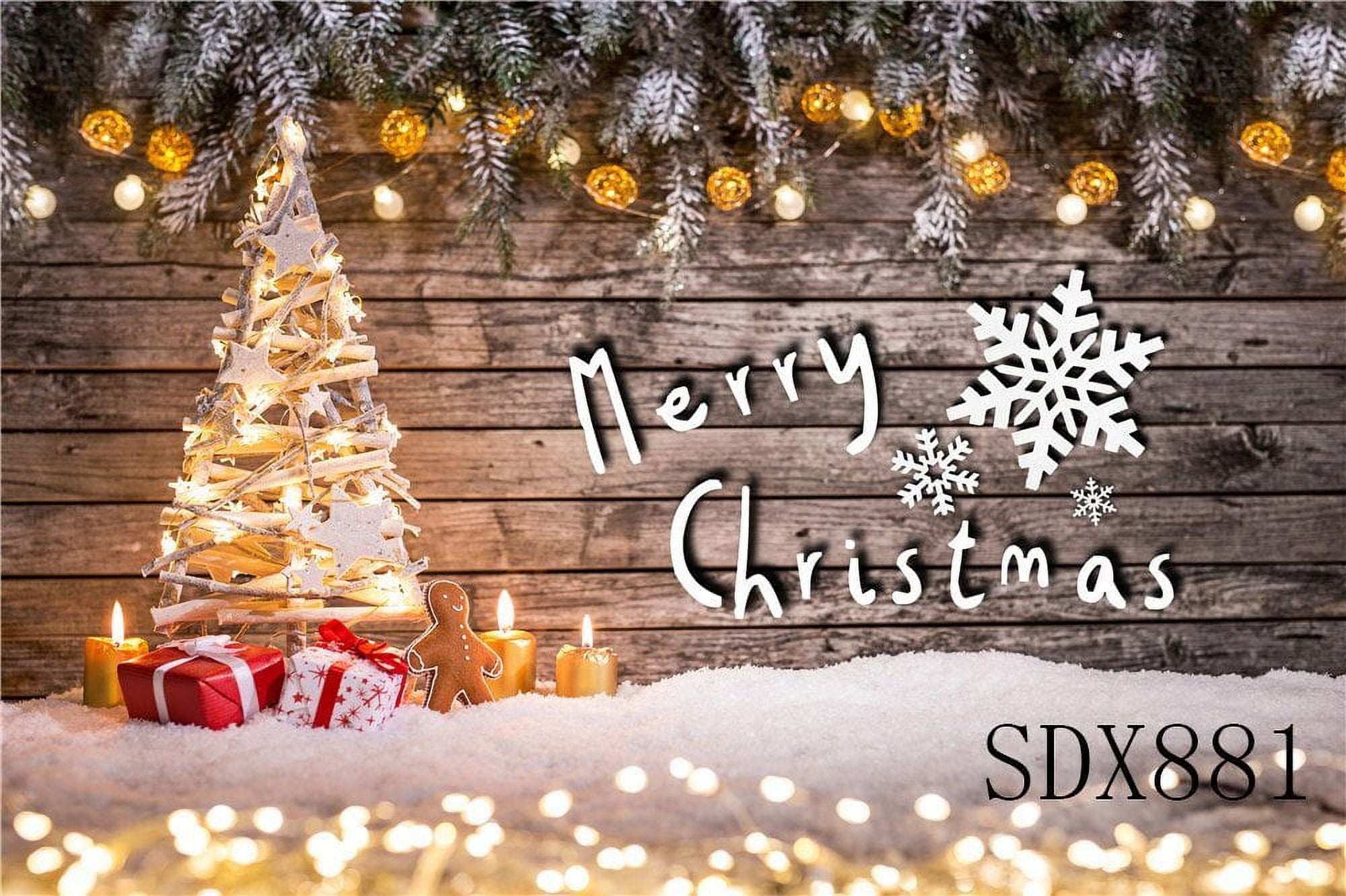 HelloDecor 7x5ft Christmas Photography Backdrops Christmas Decorations ...