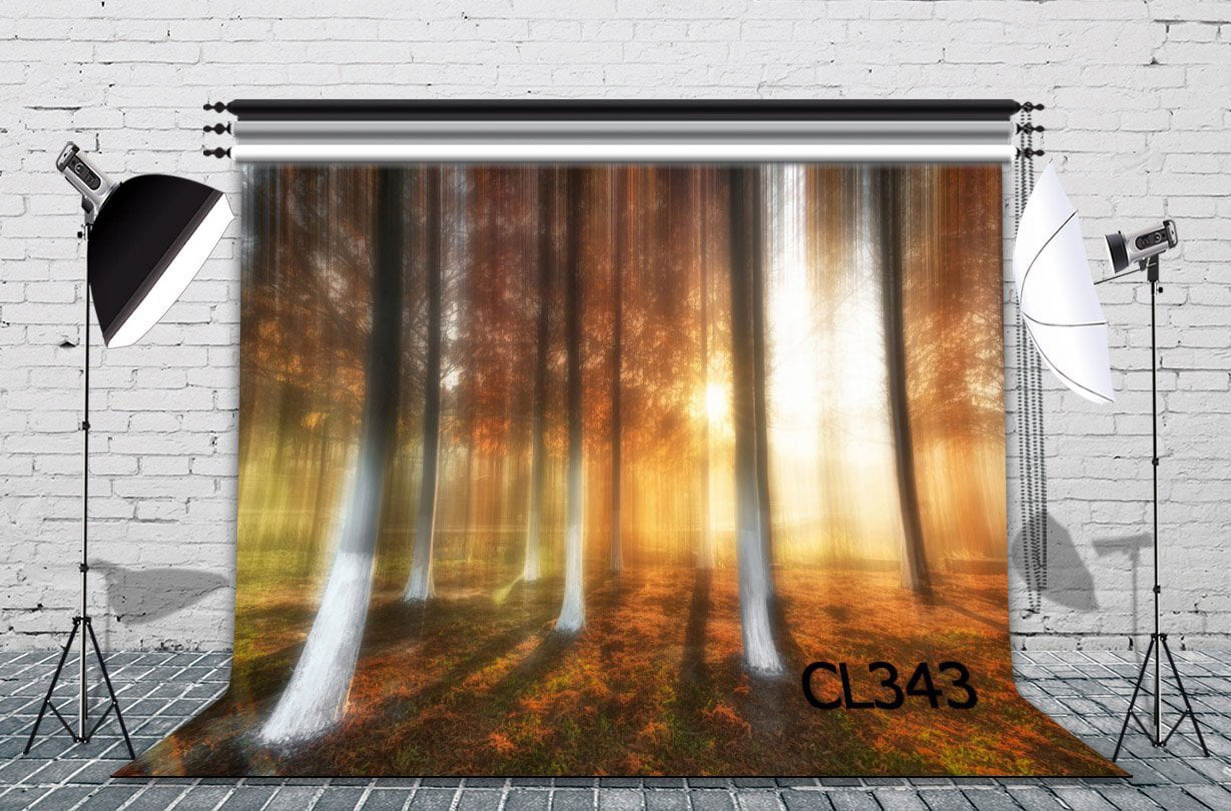 HelloDecor 7x5ft Coming Morning Fall Photography Backdrops Studio ...