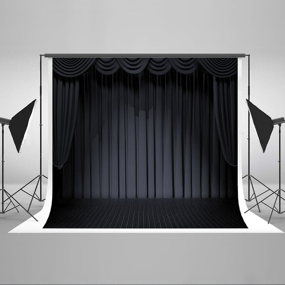 HelloDecor 7x5ft Dark Stage Photography Backdrops for Photographers for ...