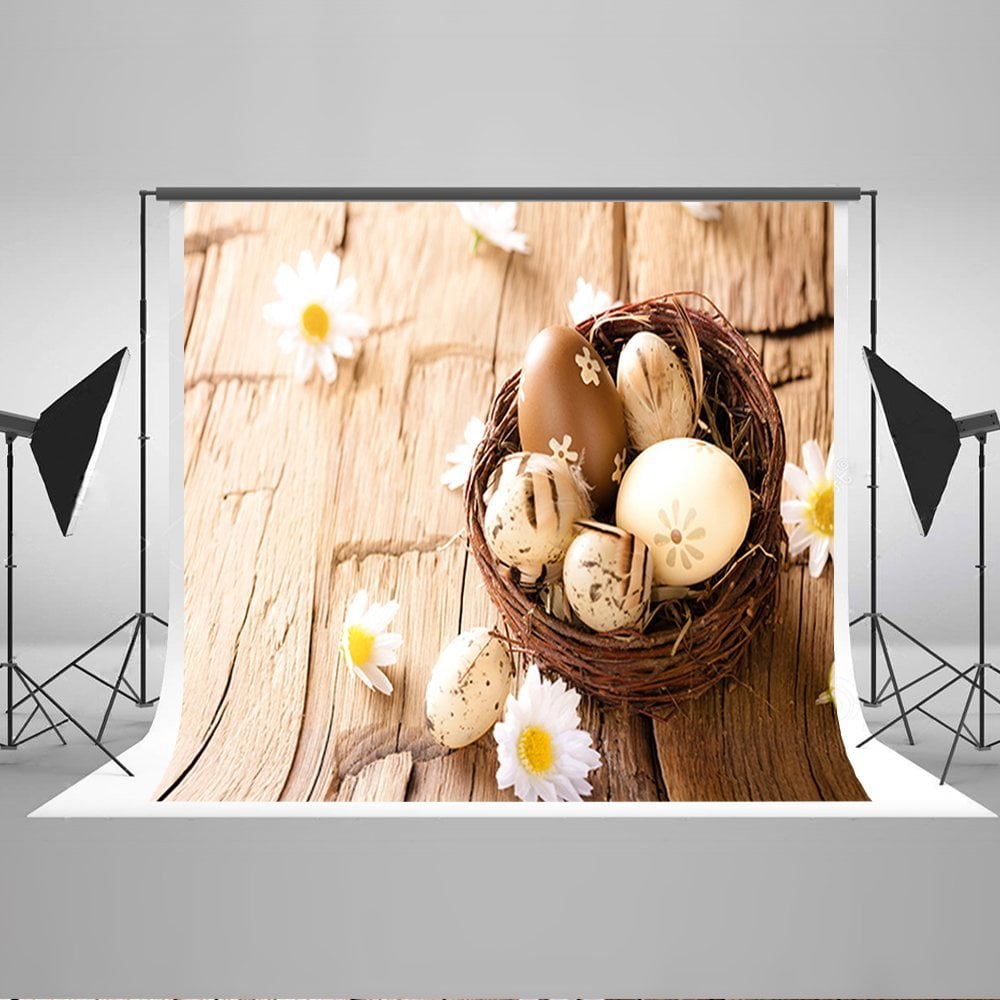HelloDecor 7x5ft Easter Photography Backdrops Easter Egg Background ...