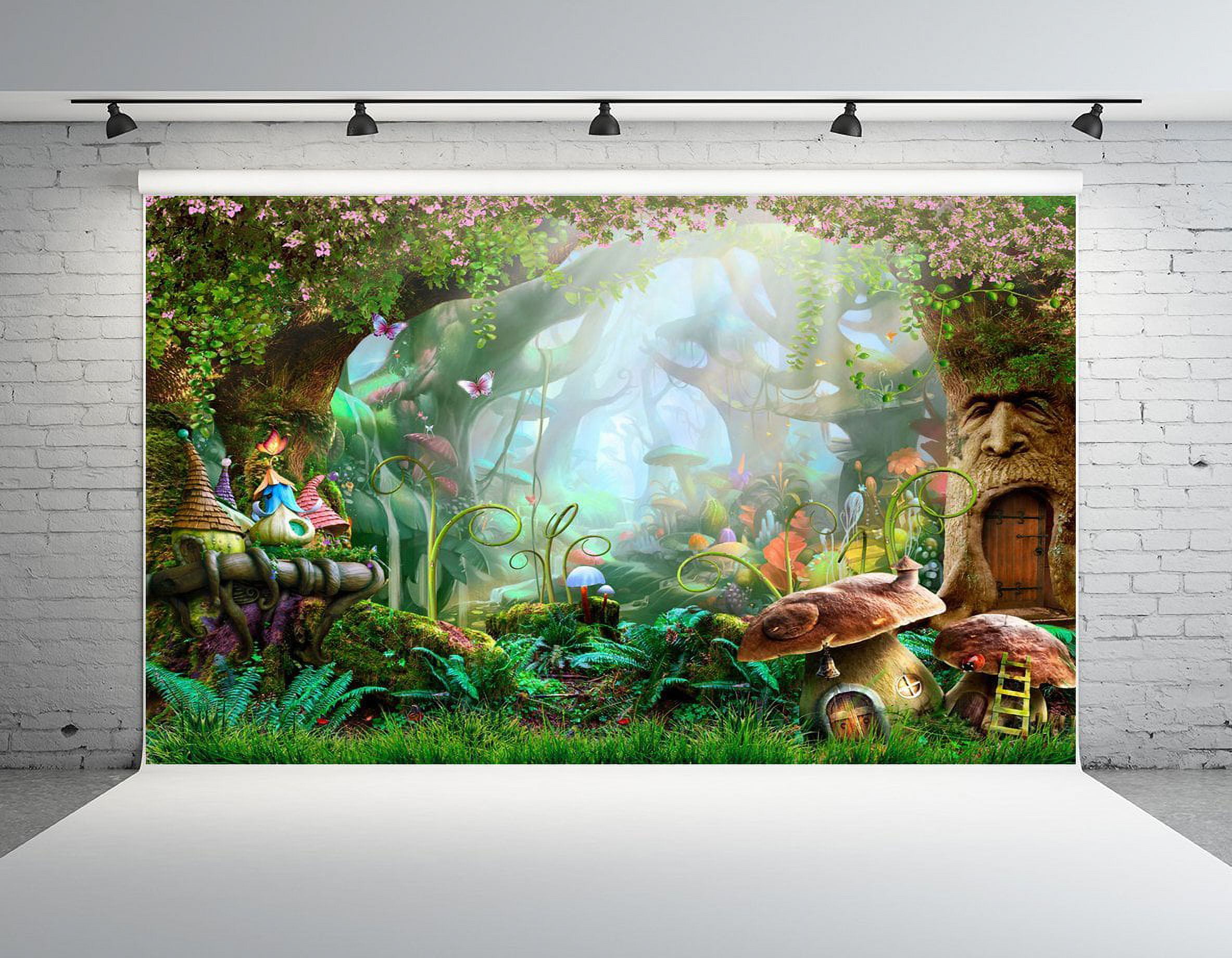 HelloDecor 7x5ft Fairy Tale Photography Backdrops Forest Photo Backdrop ...