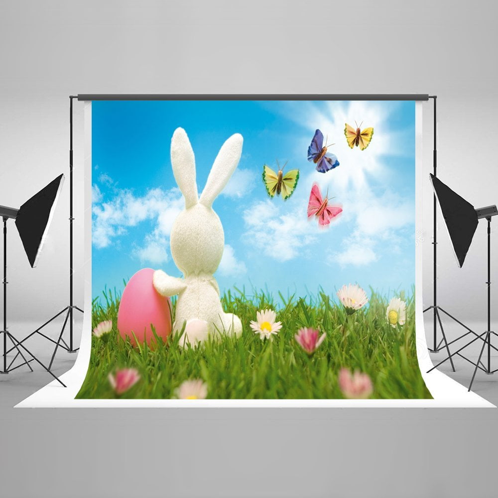 HelloDecor 7x5ft Happy Easter Spring Photography Backdrops Photo ...