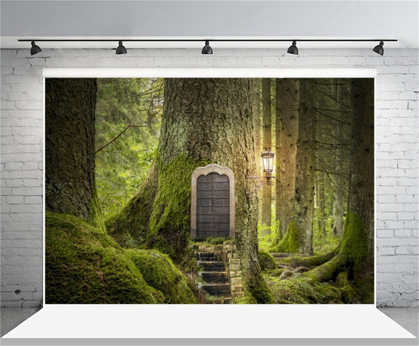 HelloDecor 7x5ft Magic Forest Backdrop Fantasy Tree House Photography ...