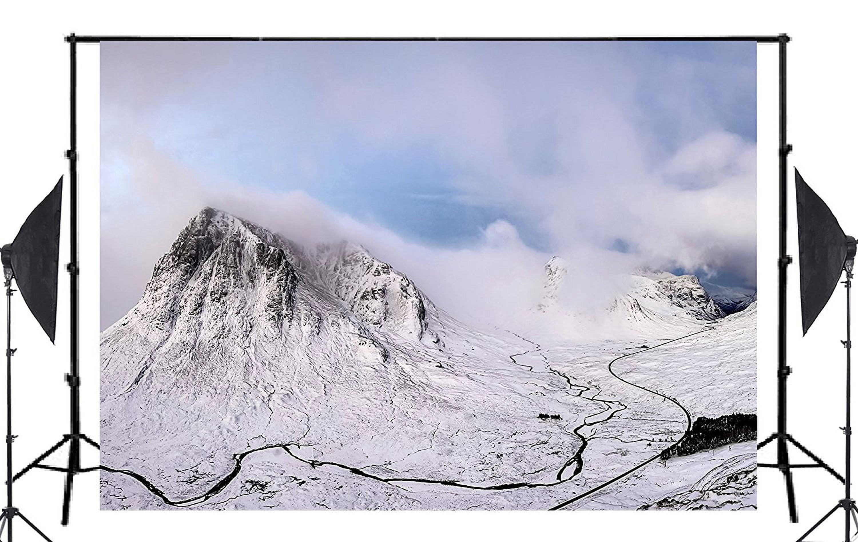 HelloDecor 7x5ft Mountain Digital Printed Photography Backdrop Prop ...