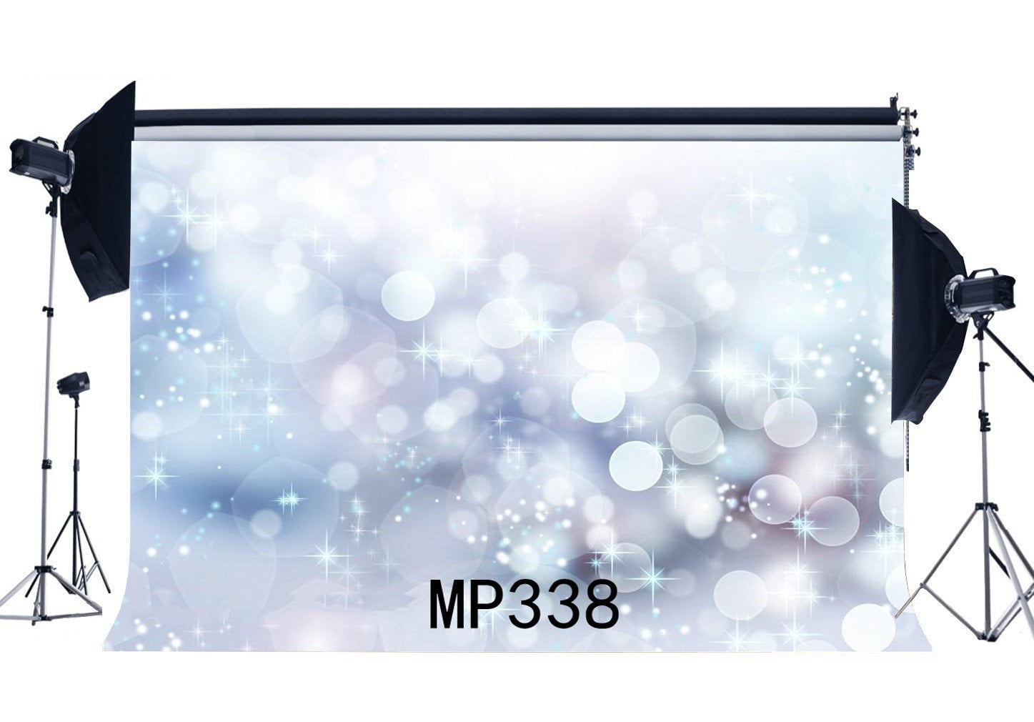 HelloDecor 7x5ft Photography Backdrop Virtual Halo Effect Bokeh Glitter Glare Theme Newborn Baby ...