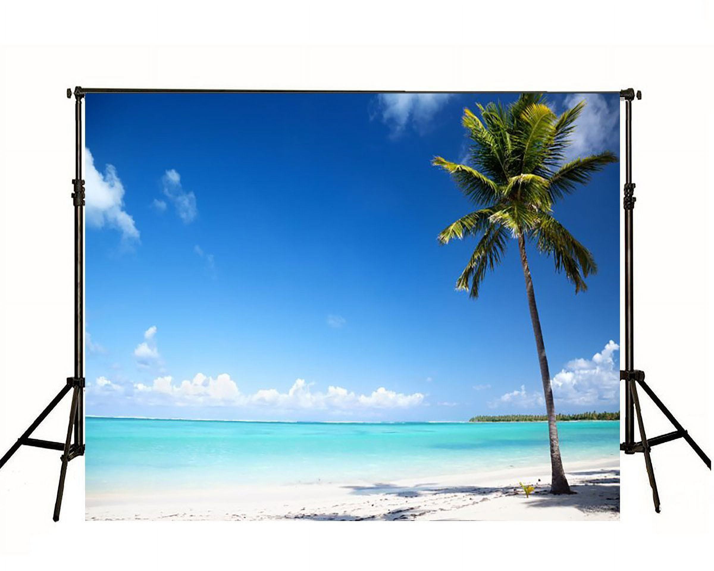 HelloDecor 7x5ft Photography Beach Backdrop Photo Studio Photographic ...