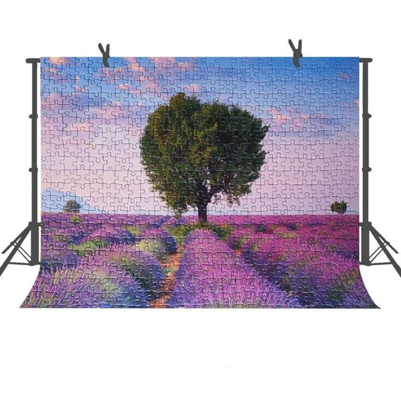 HelloDecor Polyester Fabric 7x5ft Puzzle Tree Photography Backdrop ...