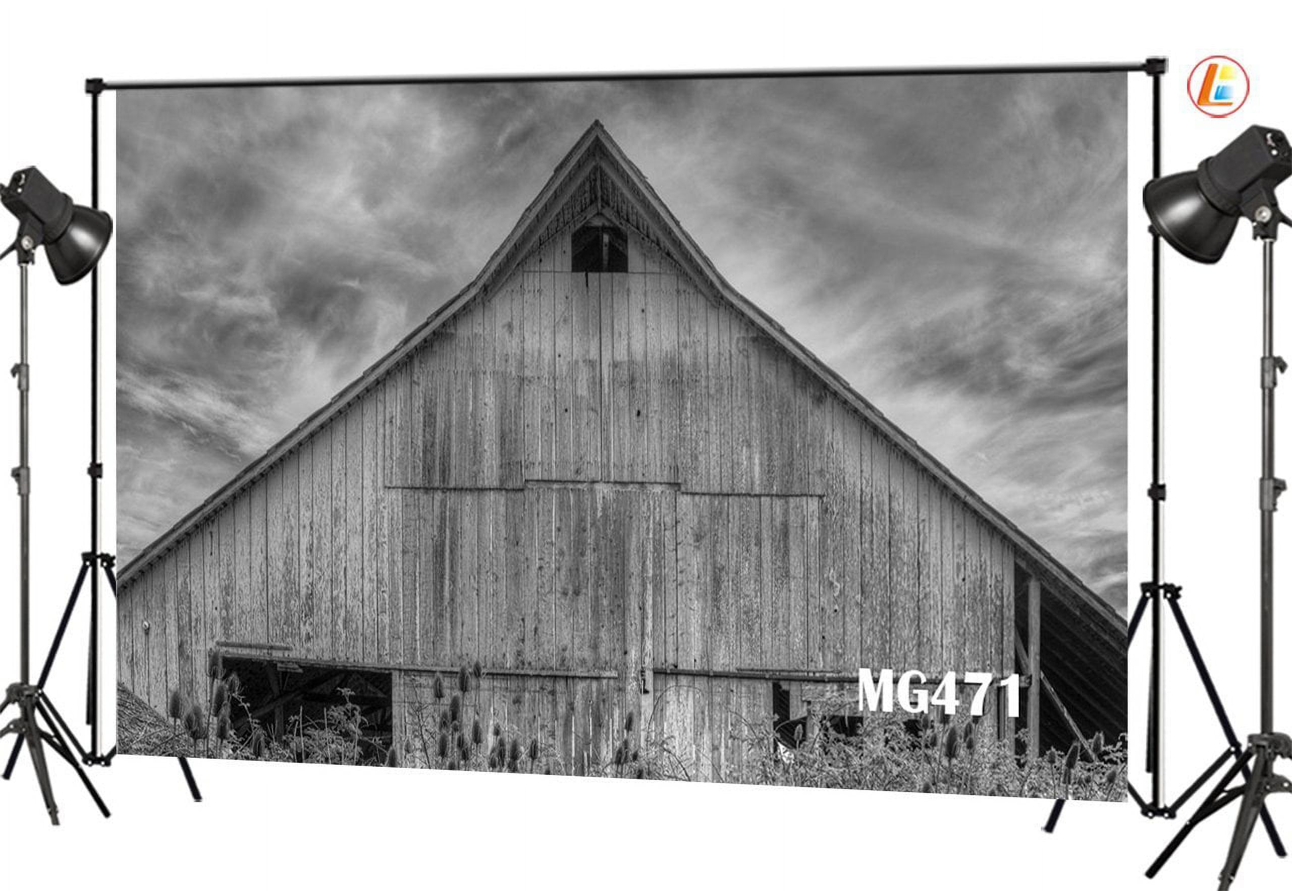 HelloDecor 7x5ft Rustic Barn House Photography Backdrops Studio ...