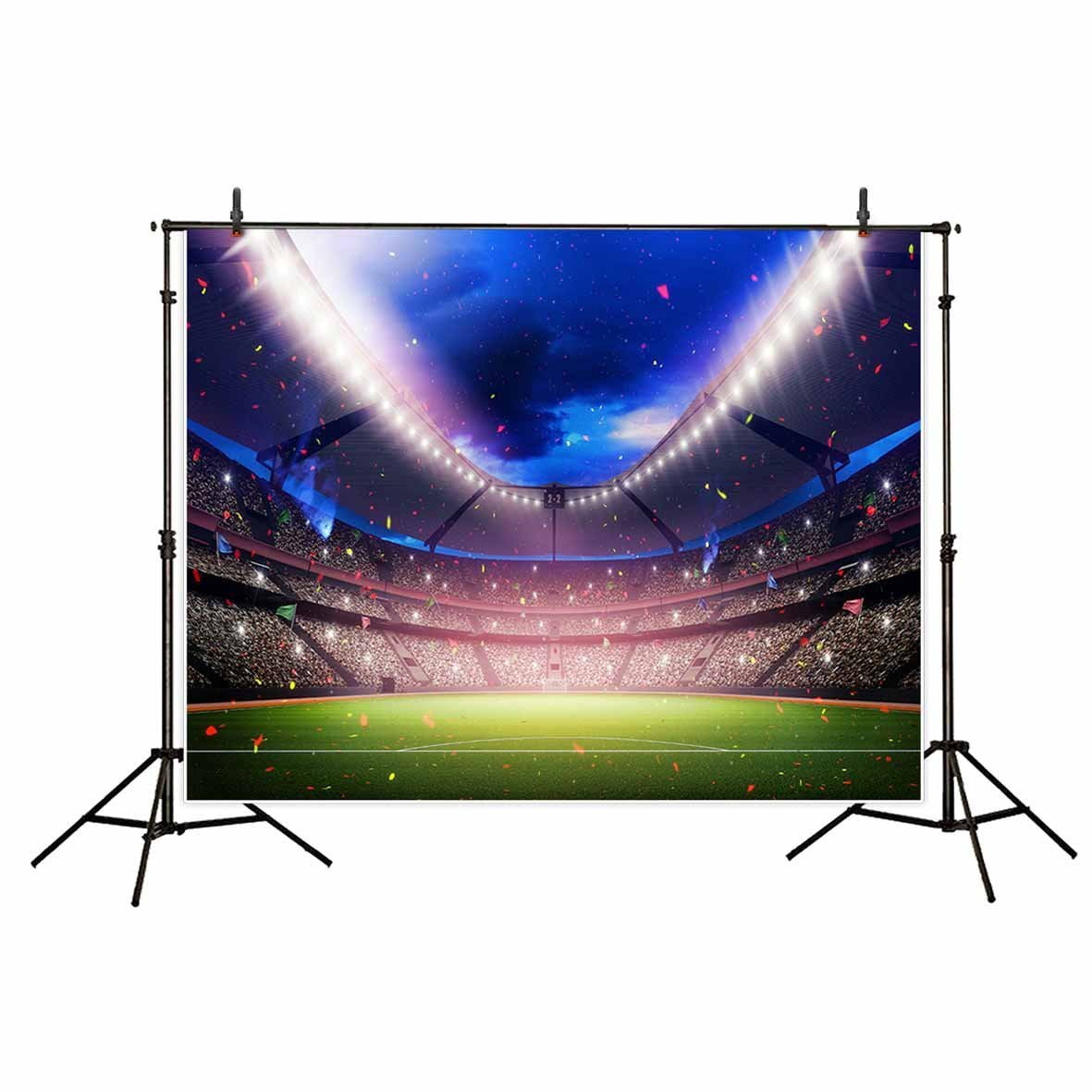 HelloDecor 7x5ft Sport Photography Backdrop field football Soccer Court ...