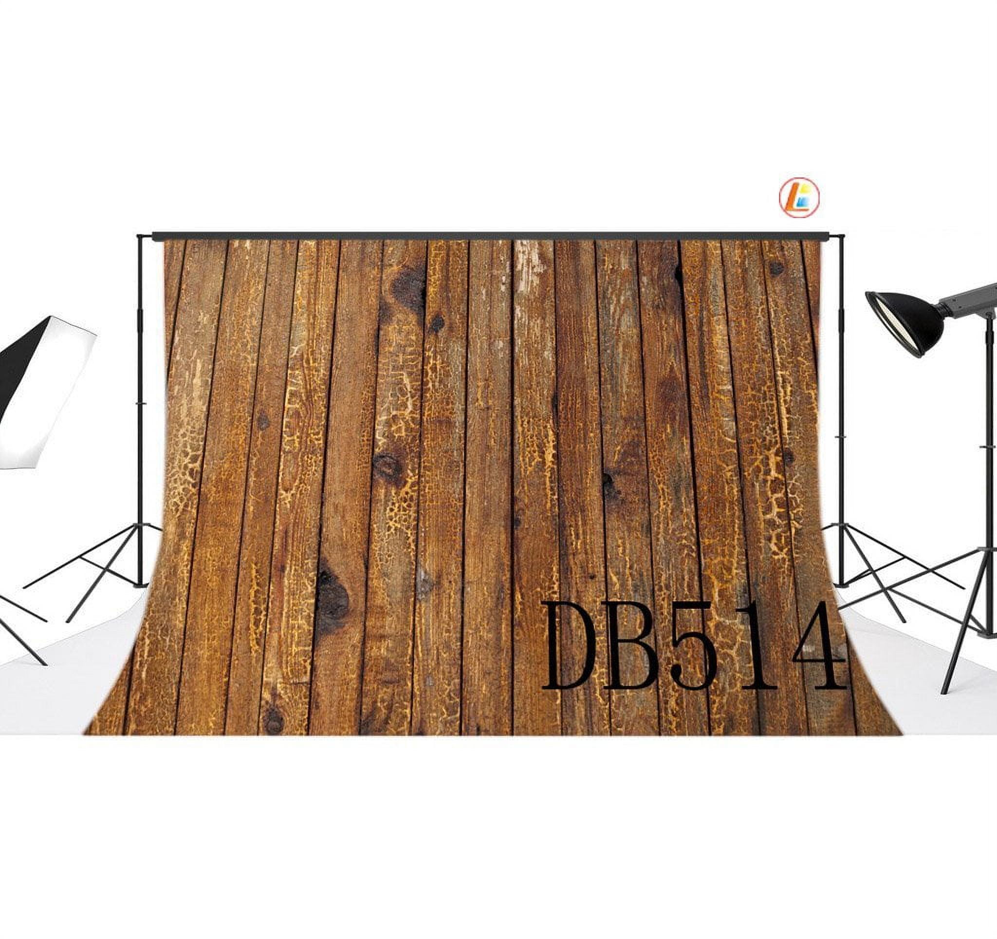 HelloDecor Polyester Fabric 7x5ft Wooden Floor photography Backdrop ...