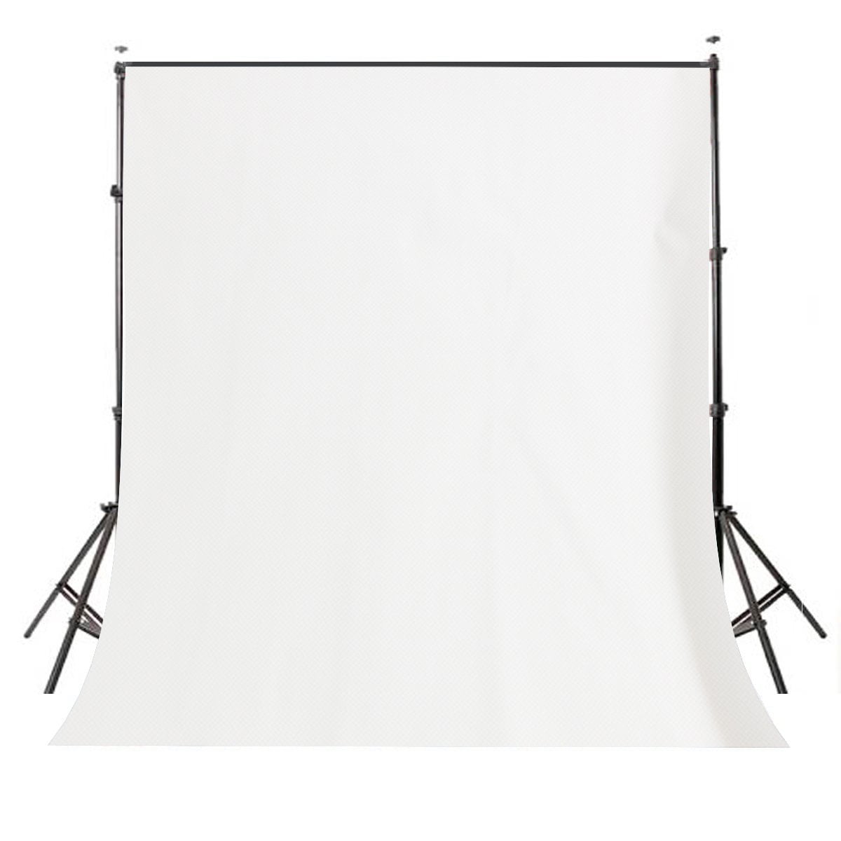 HelloDecor Background 5x7ft Solid Color White Screen Photo Backdrop ...