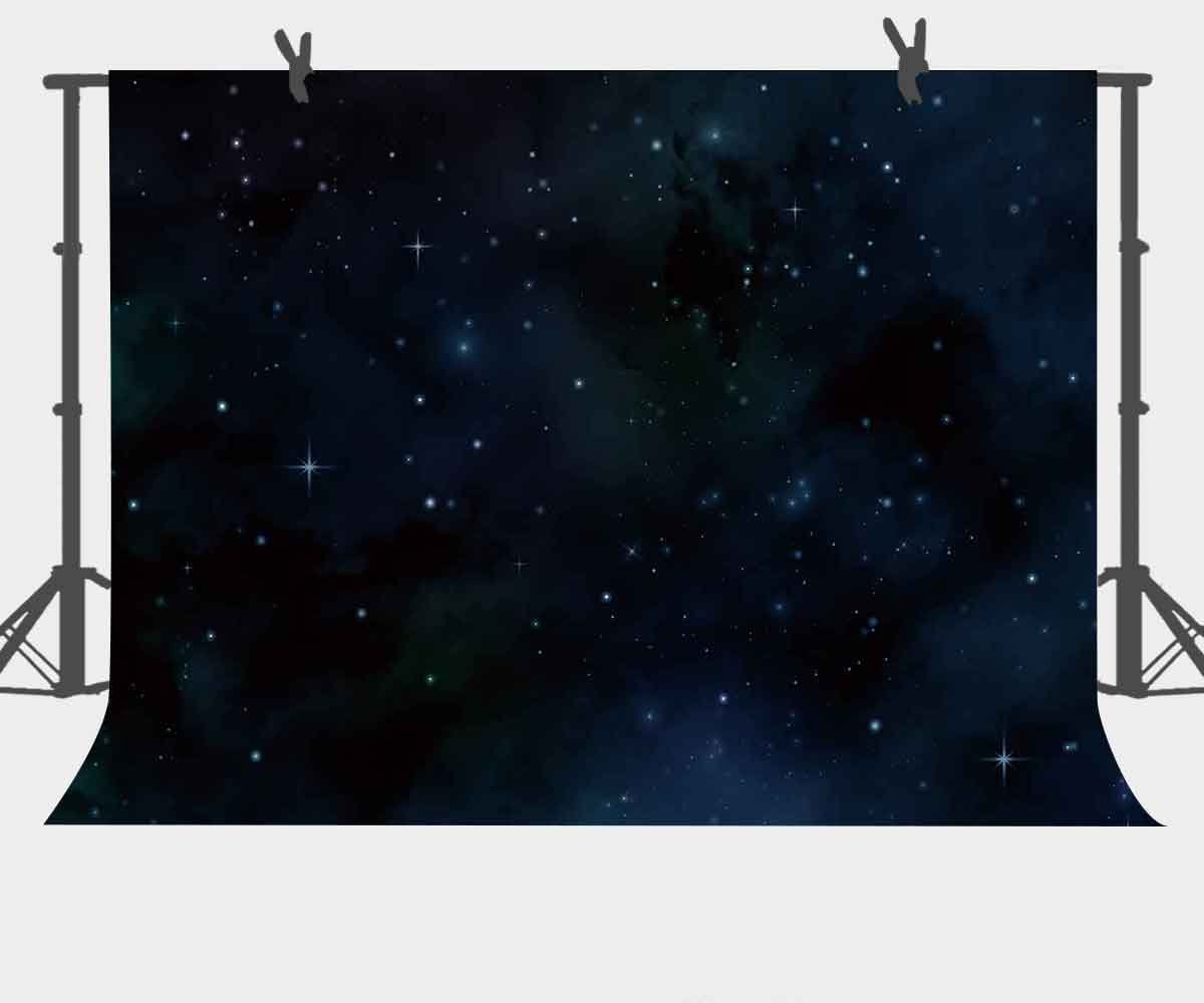 HelloDecor Background 7x5ft Night Starry Sky Photography Backdrop Space ...