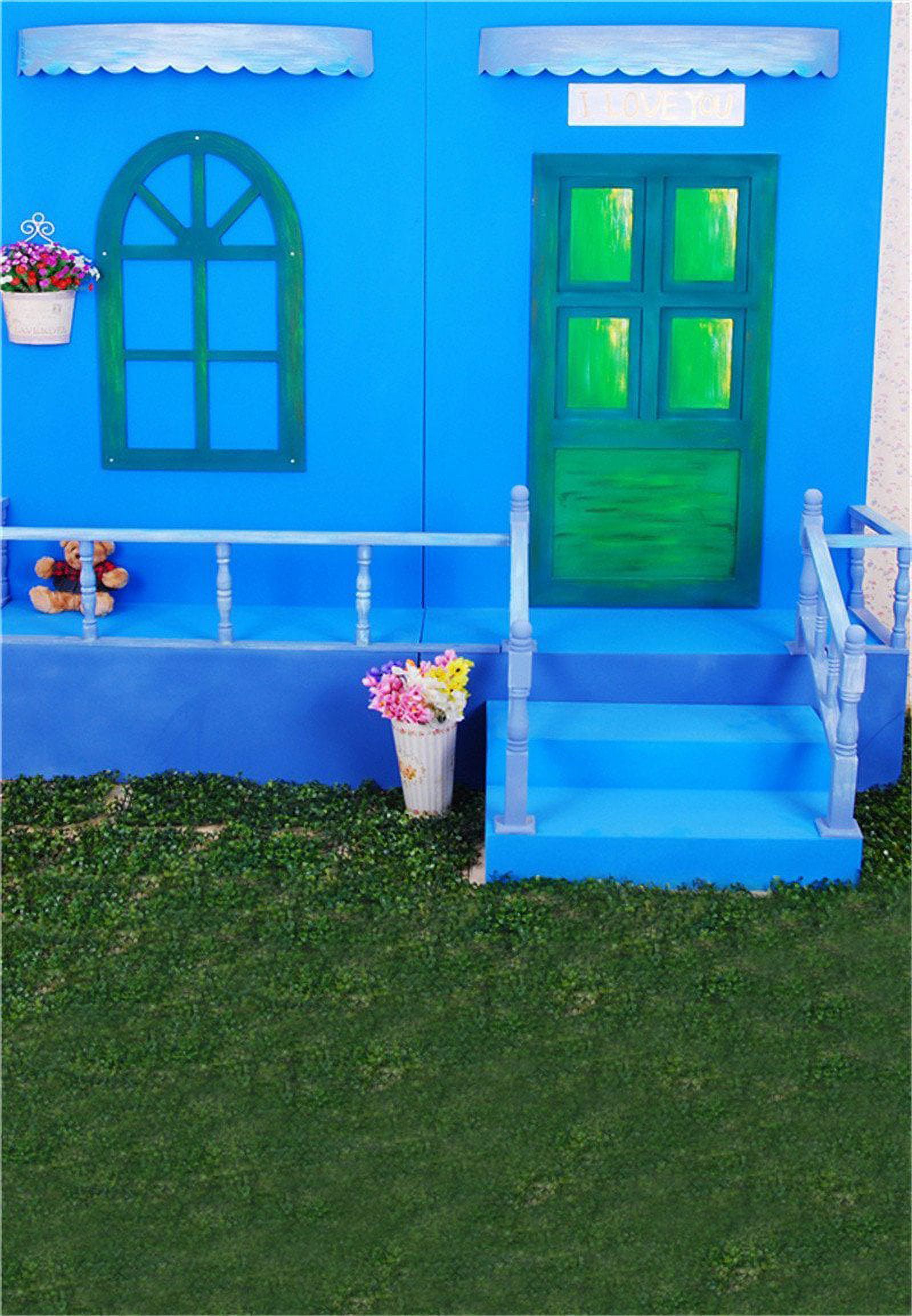 HelloDecor Children Photography Backdrops Green Grass Photo Studio ...