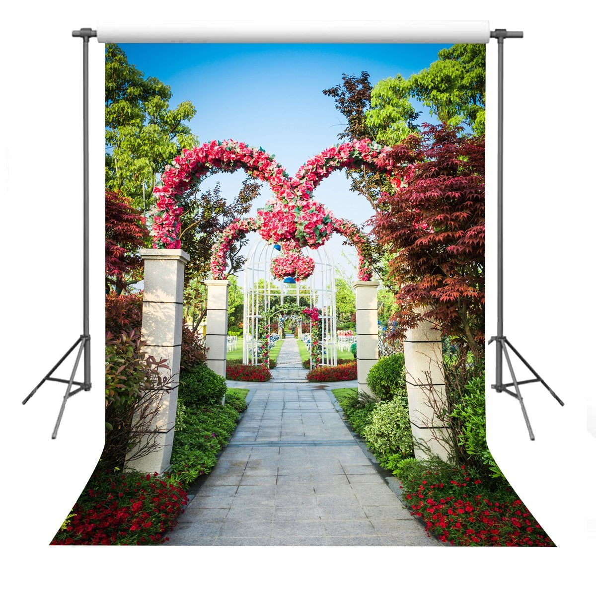 HelloDecor Customize Background 5x7ft Flower Garden Photography ...