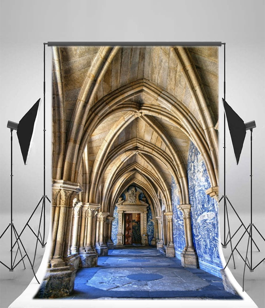 HelloDecor European Building Backdrop 5x7ft Photography Background ...