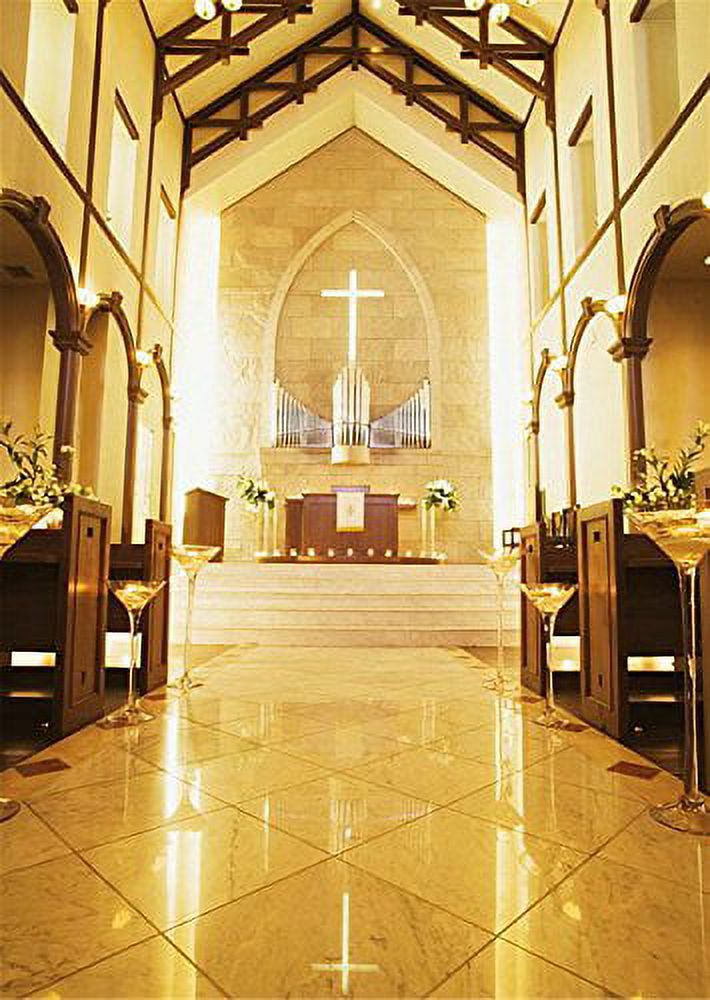 HelloDecor Magnificent Chapel Photography Background Cloth 5x7ft ...