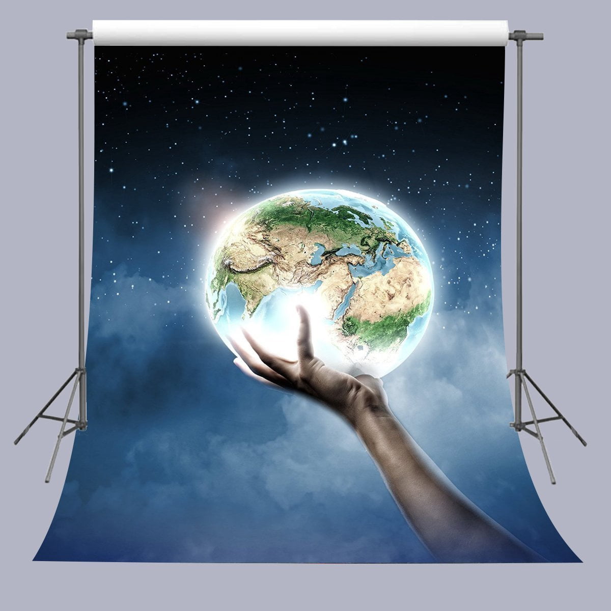 HelloDecor Photo Background 5x7ft Beautiful Blue Earth Photography ...