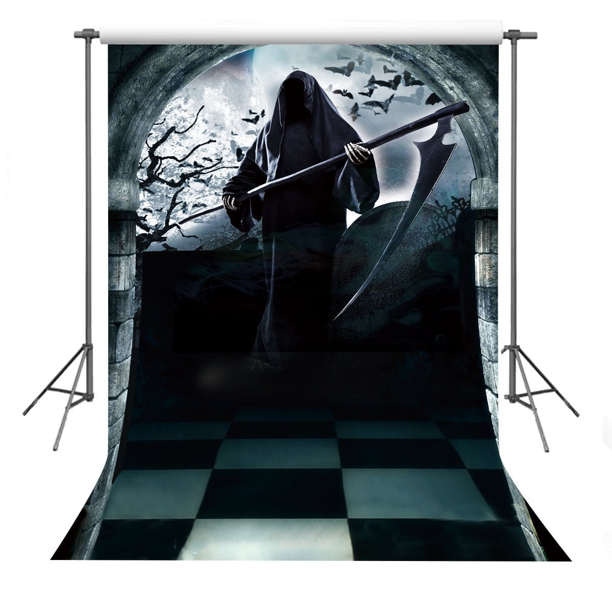 HelloDecor Photo Background 5x7ft The Ghost Hold a Sickle Photography ...