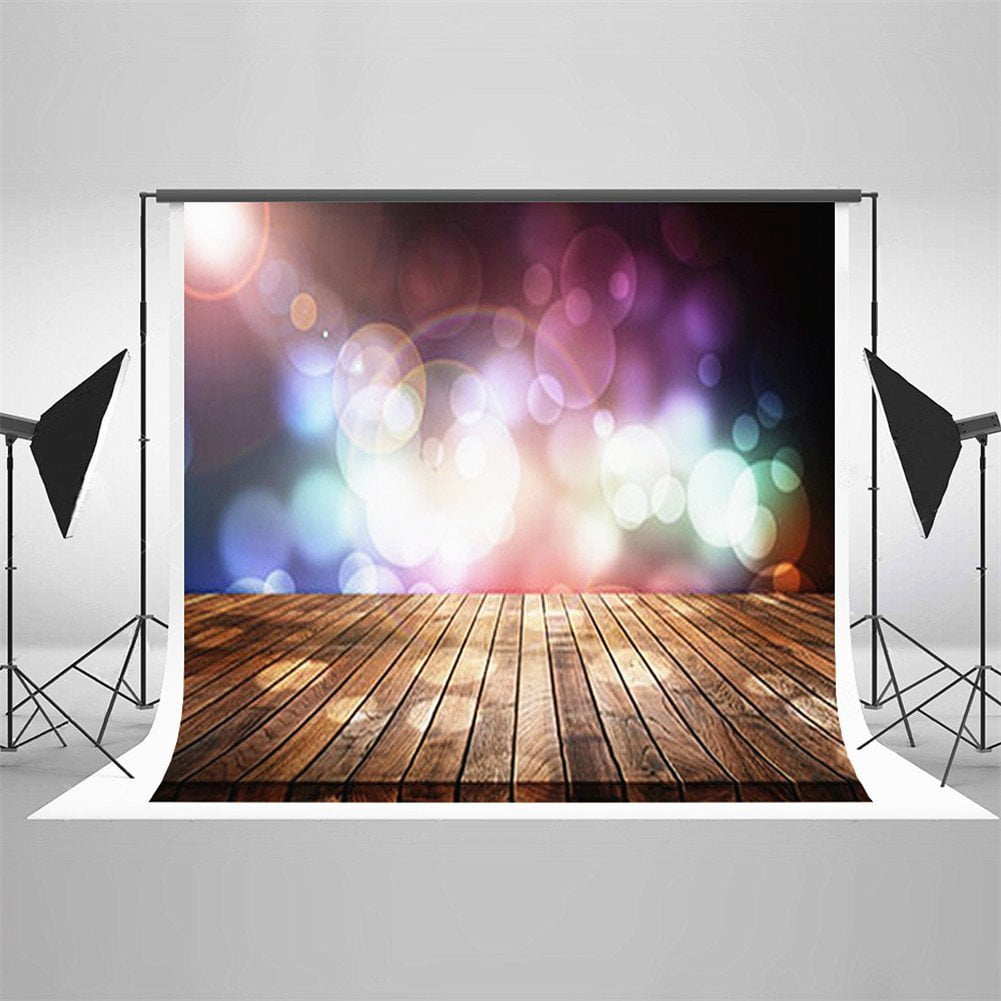 HelloDecor Photography Backdrop 5x7ft Wood Floor Background Cloth ...