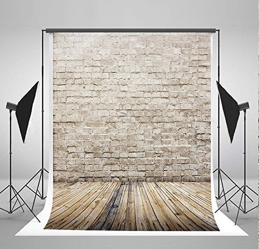 HelloDecor Photography Backdrop Yellow Brick Wall 5x7ft Photo ...