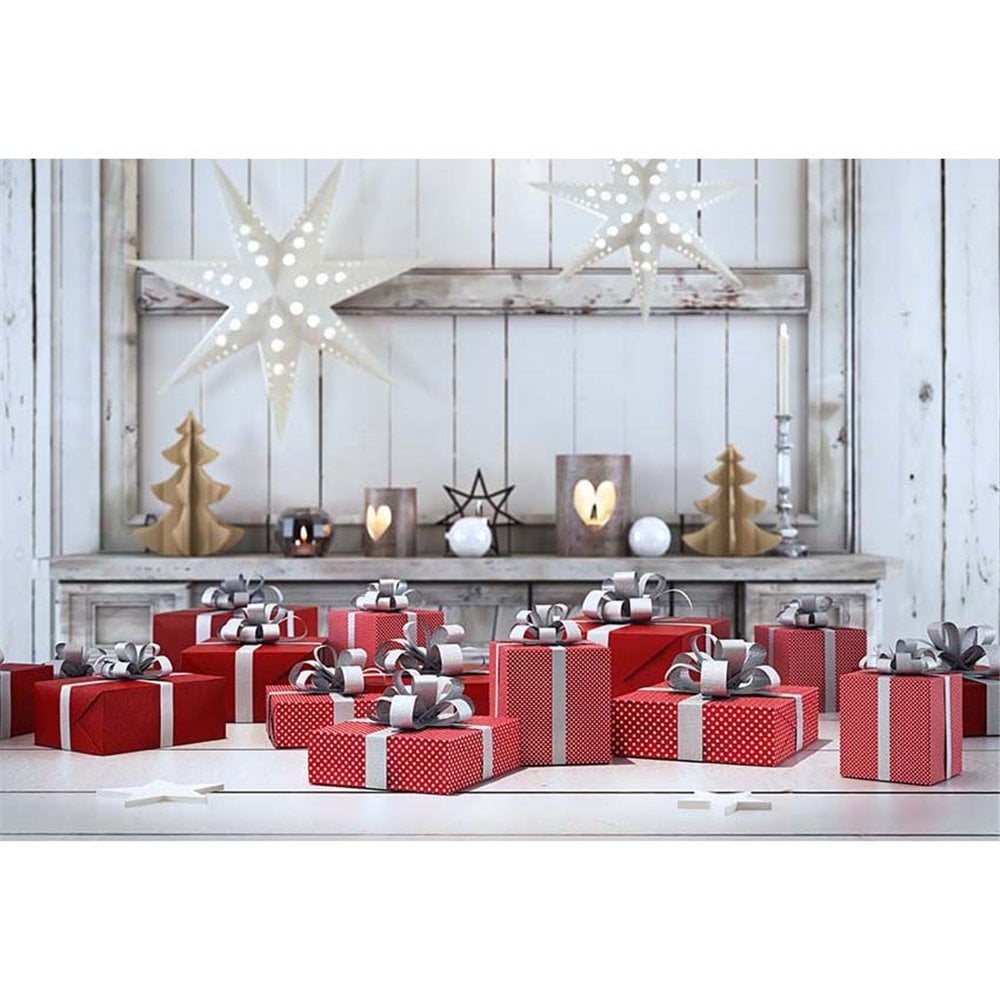 HelloDecor Photography Backdrops for Christmas 7x5ft Glitter Silver ...