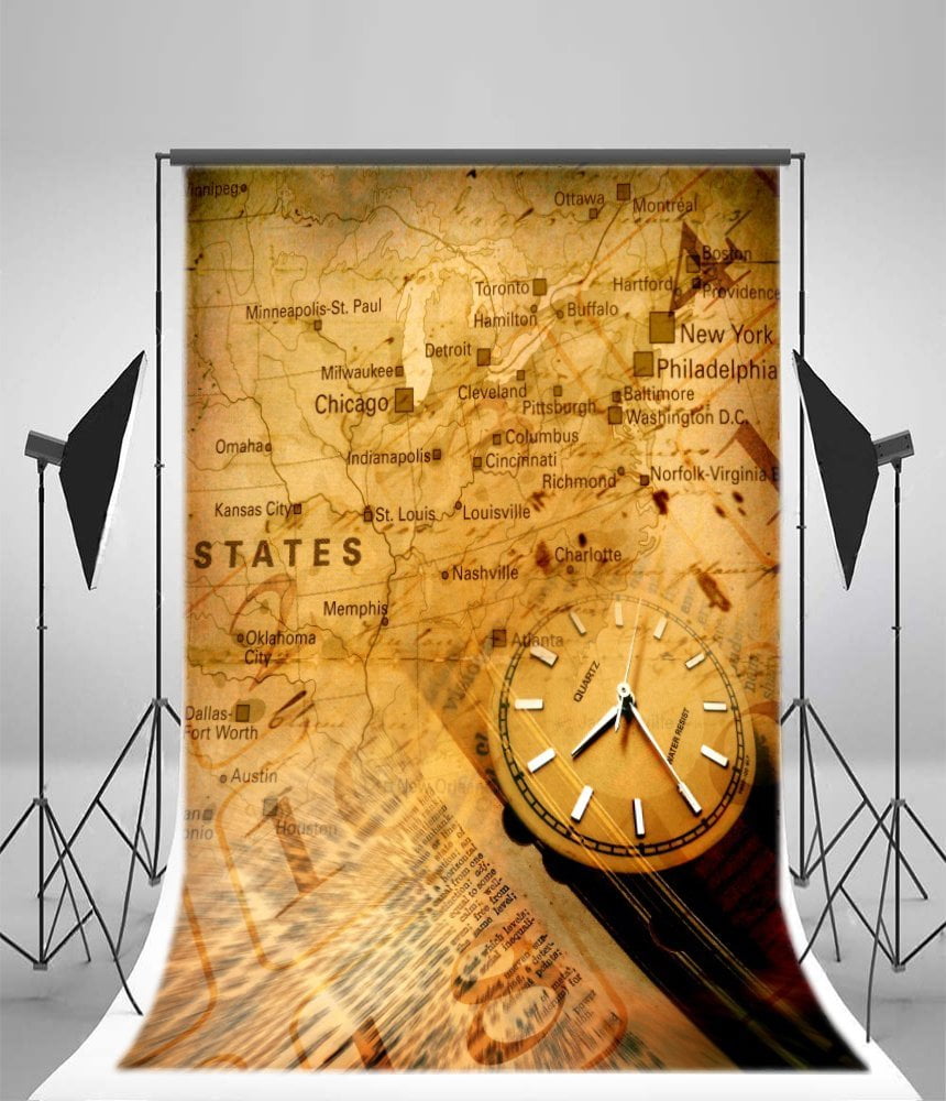 HelloDecor Retro Navigation Backdrop 5x7ft Photography Background ...
