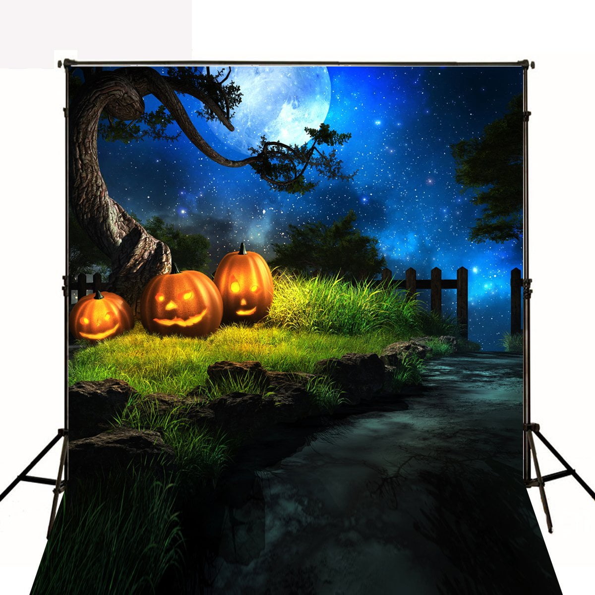 HelloDecor Starry Blue Universe Photography Backdrop Newborn 5x7ft ...