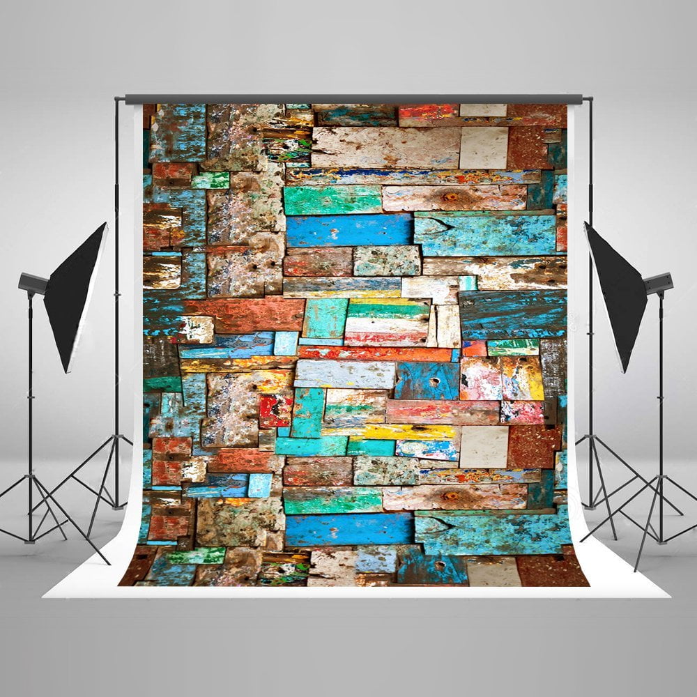 HelloDecor Vintage Bricks Graffiti Backdrops for Photography Nostalgic ...