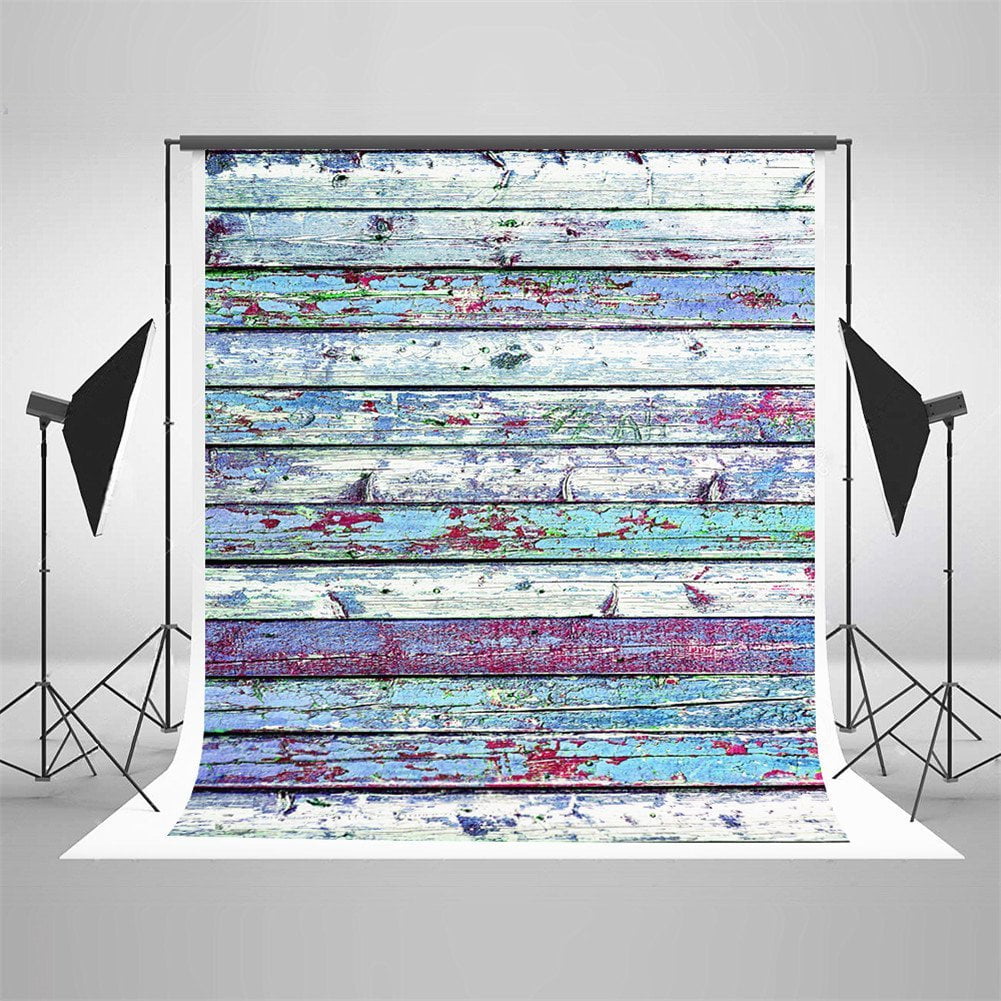 HelloDecor Wood Photography Background in Different Colors Backdrop for ...