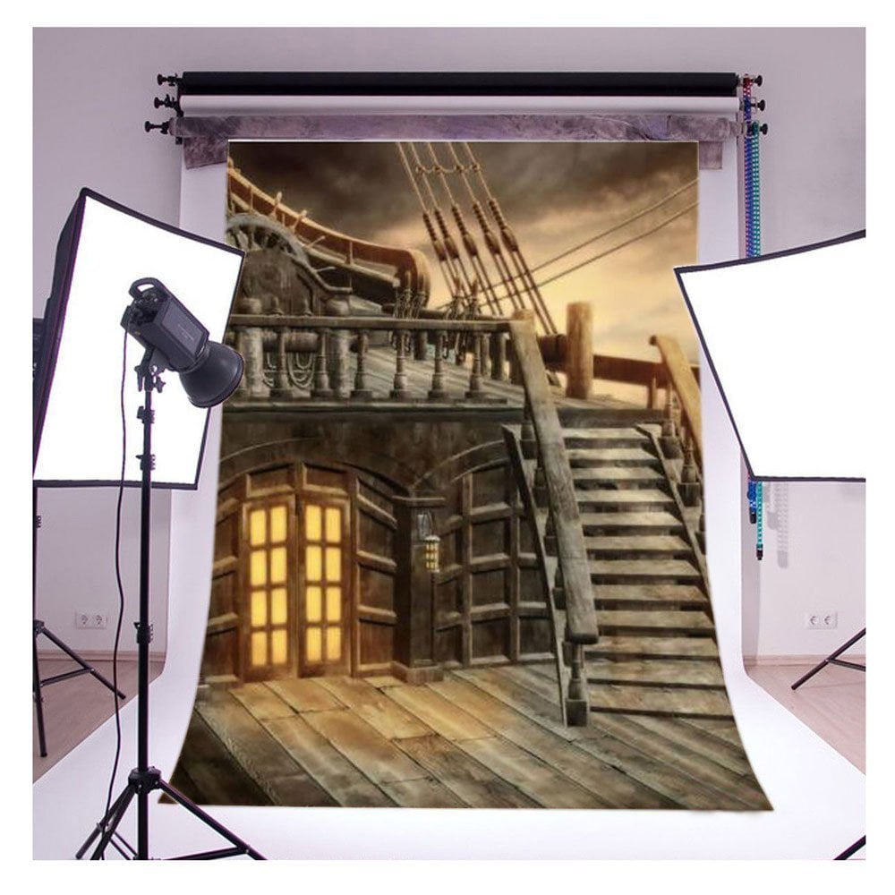 HelloDecor Wooden Theme Wooden House Wooden Ladder Studio Photo ...