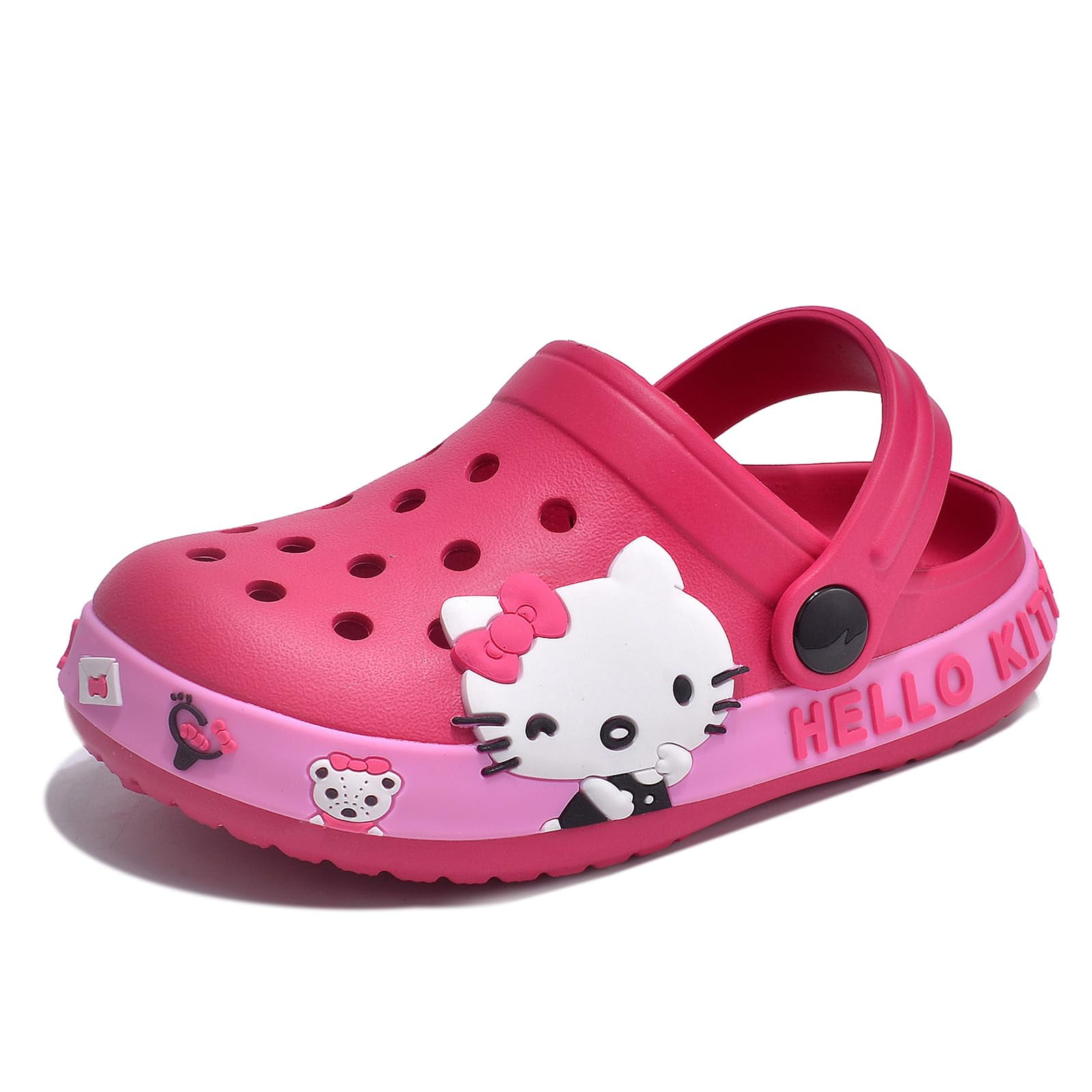 HelloKitty Kid's Classic EVA Garden Clogs Slip on Water Shoes Slides ...