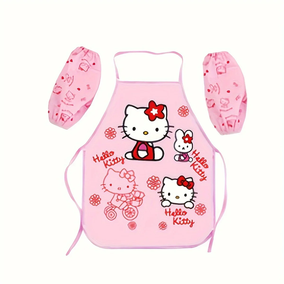 HelloKitty Kids Apron Set, Cute Apron Adjustable Kids Aprons Girls and ...