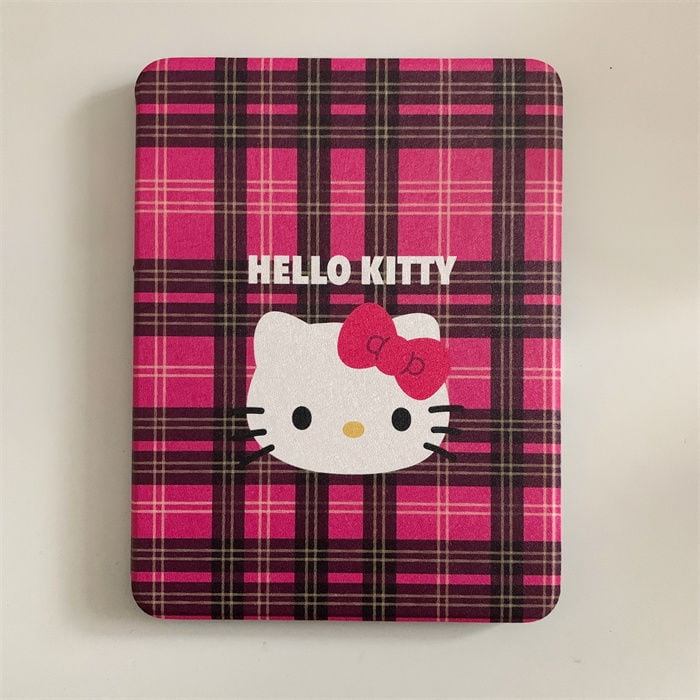 HelloKitty Plaid Hello Kitty 11-inch Apple iPad789 Rotate 9.7 Tablet 10 ...