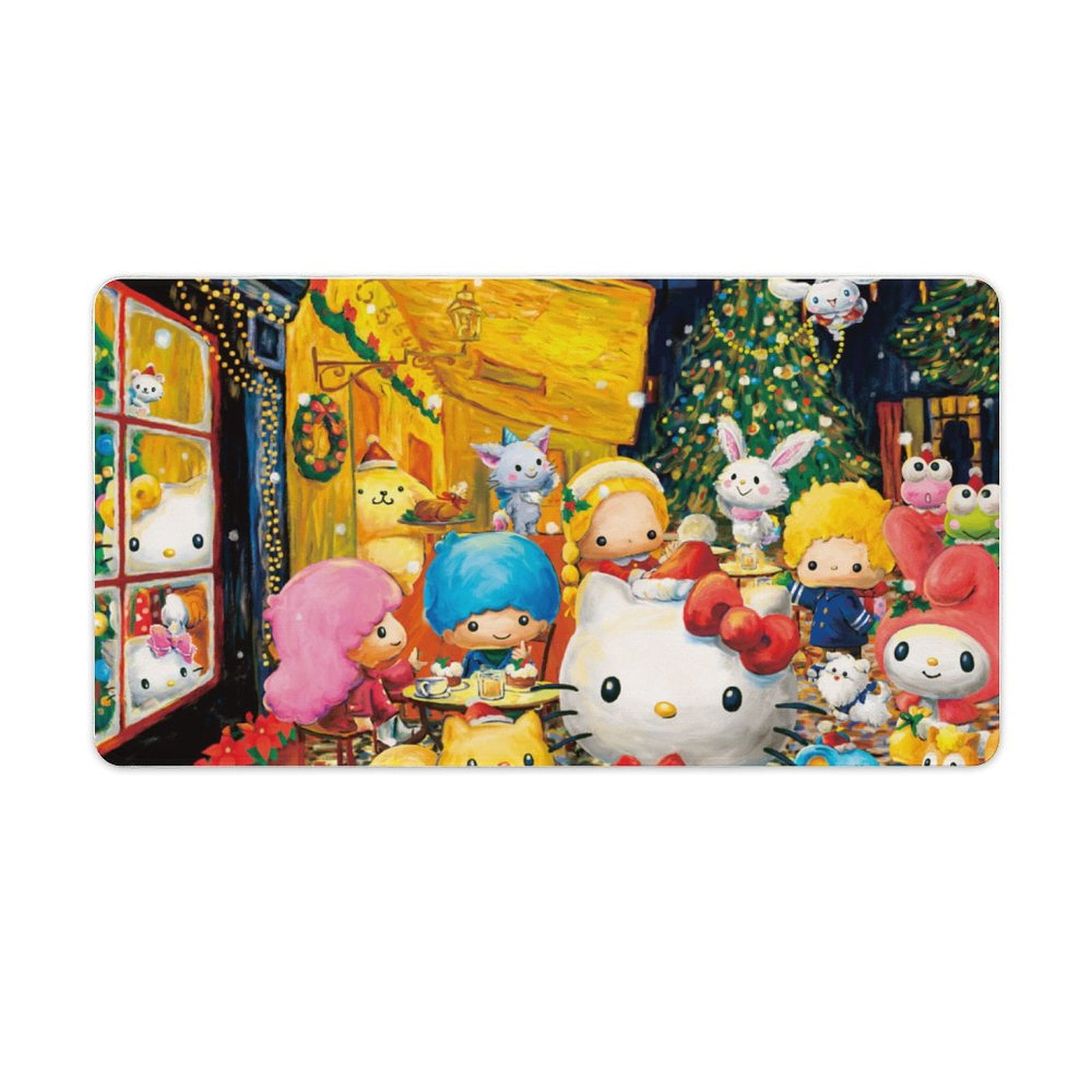 Hellocat-Kitty Large Gaming Mouse Pad, Keyboard Pad Computer Mat, Large ...