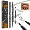 Hellokiss Liquid Eyebrow Pen, 2 in 1 Dual-ended 4 Fork Tip Liquid ...
