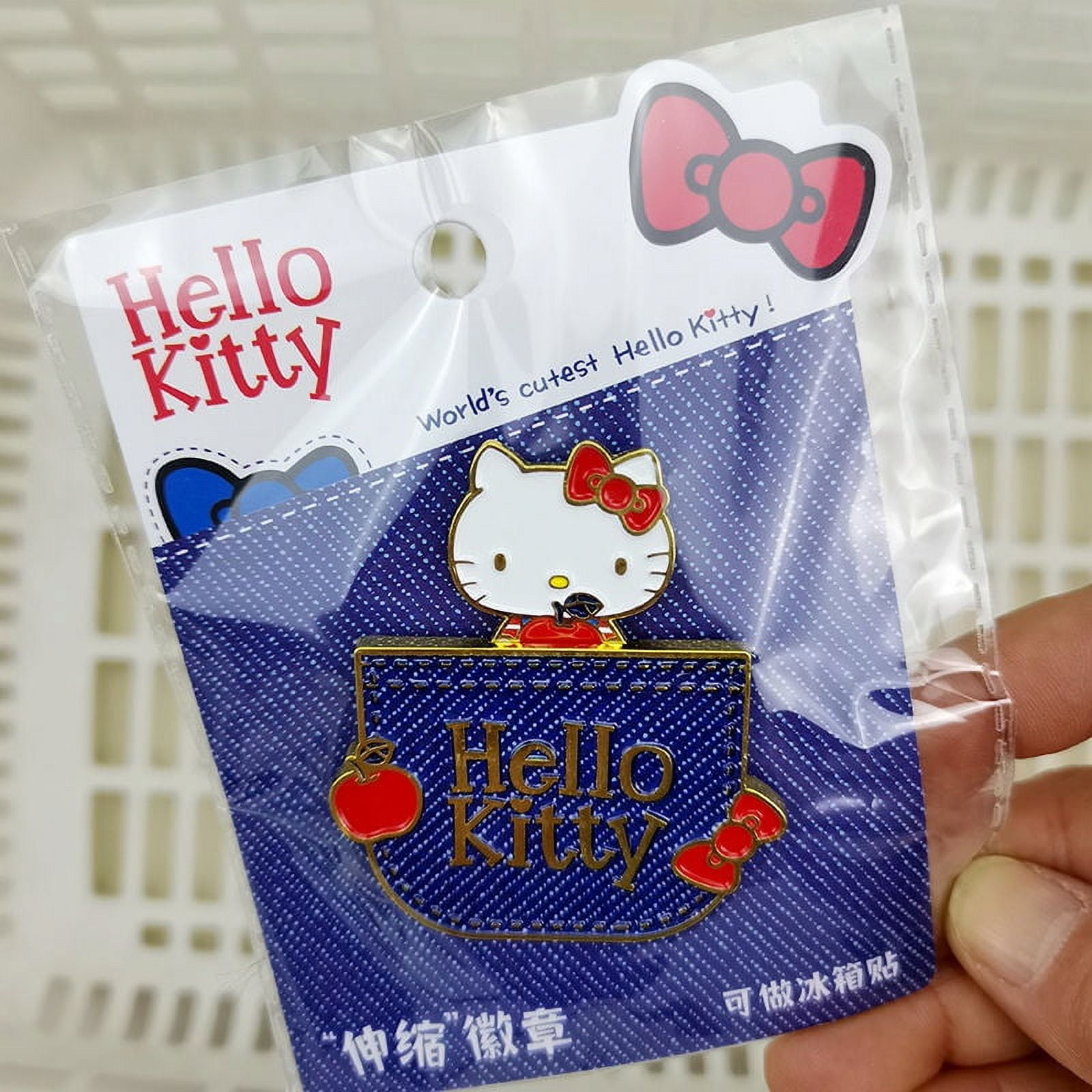 Hellokitty Classic Series Fun Metal Badges Kt Cat Refrigerator Stickers ...