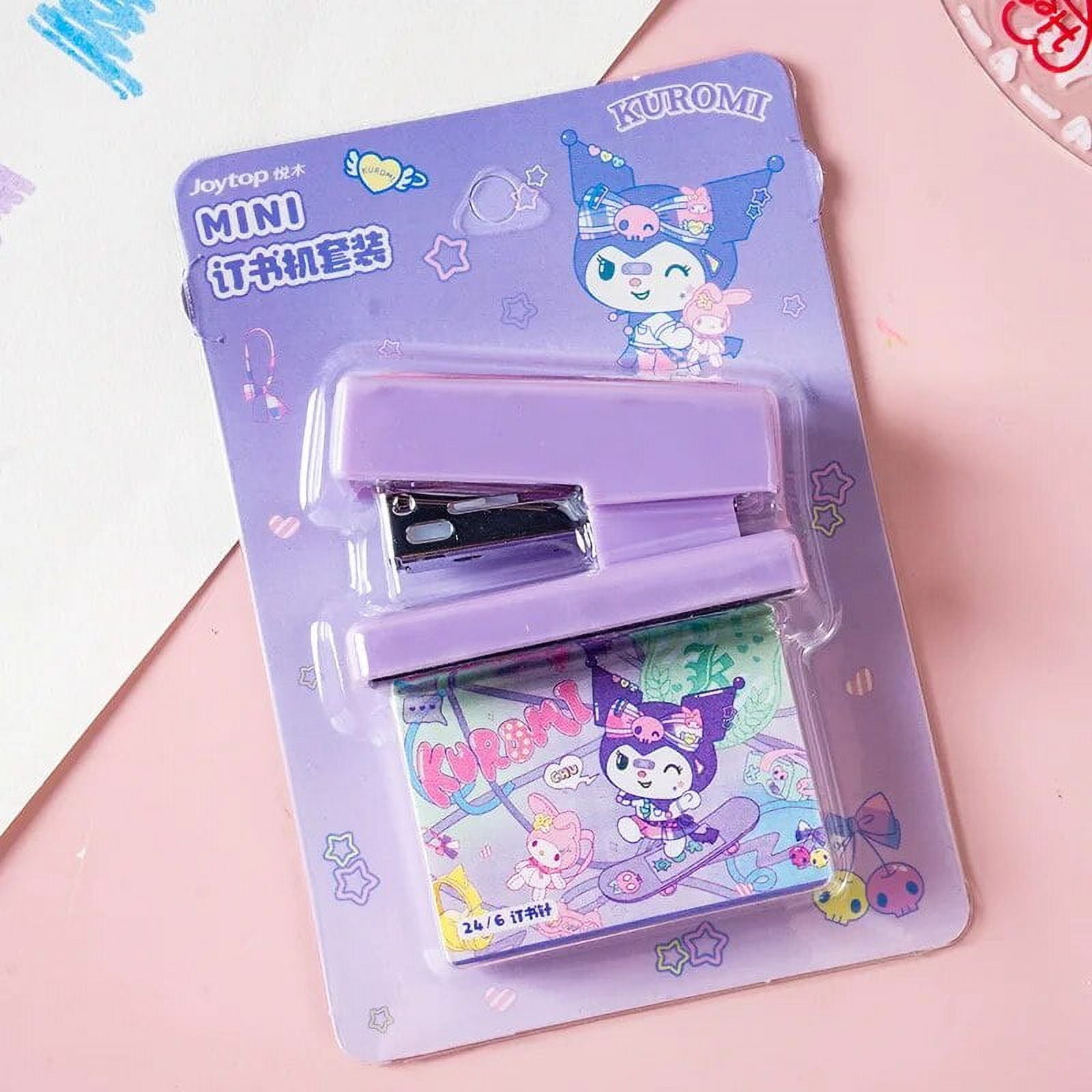 Hellokitty Kuromi Mymelody Cinnamoroll Stapler Kawaii Sanrio Anime ...
