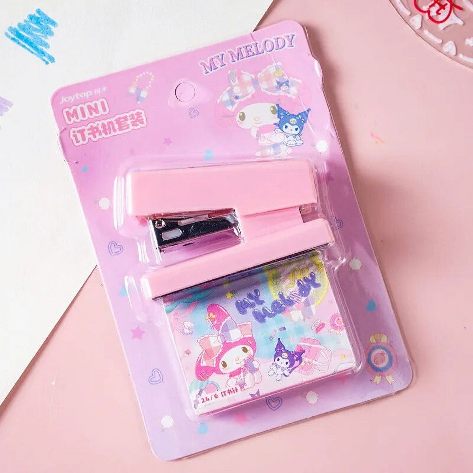 Hellokitty Kuromi Mymelody Cinnamoroll Stapler Kawaii Sanrio Anime ...