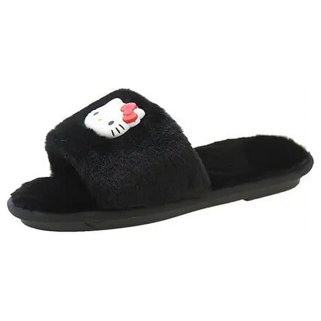 Hellokitty Sanrio Cute Kawai Cartoon Plush Slippers Y2k Anime Flat Shoes Girl Home Slippers Non