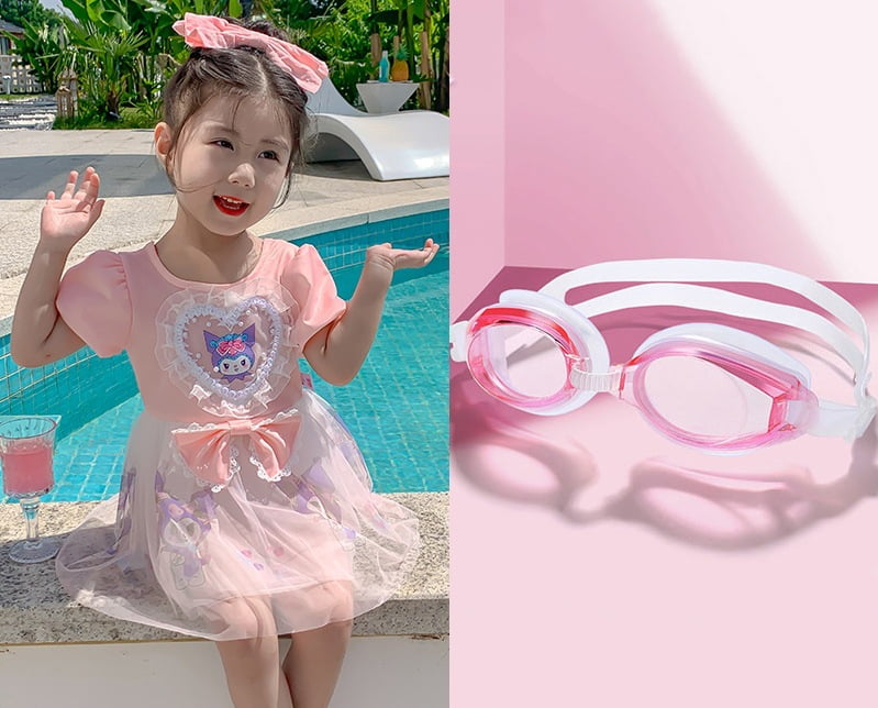 Hellokitty Summer Girls' One-Piece Swimsuit 2024 New Western Style ...