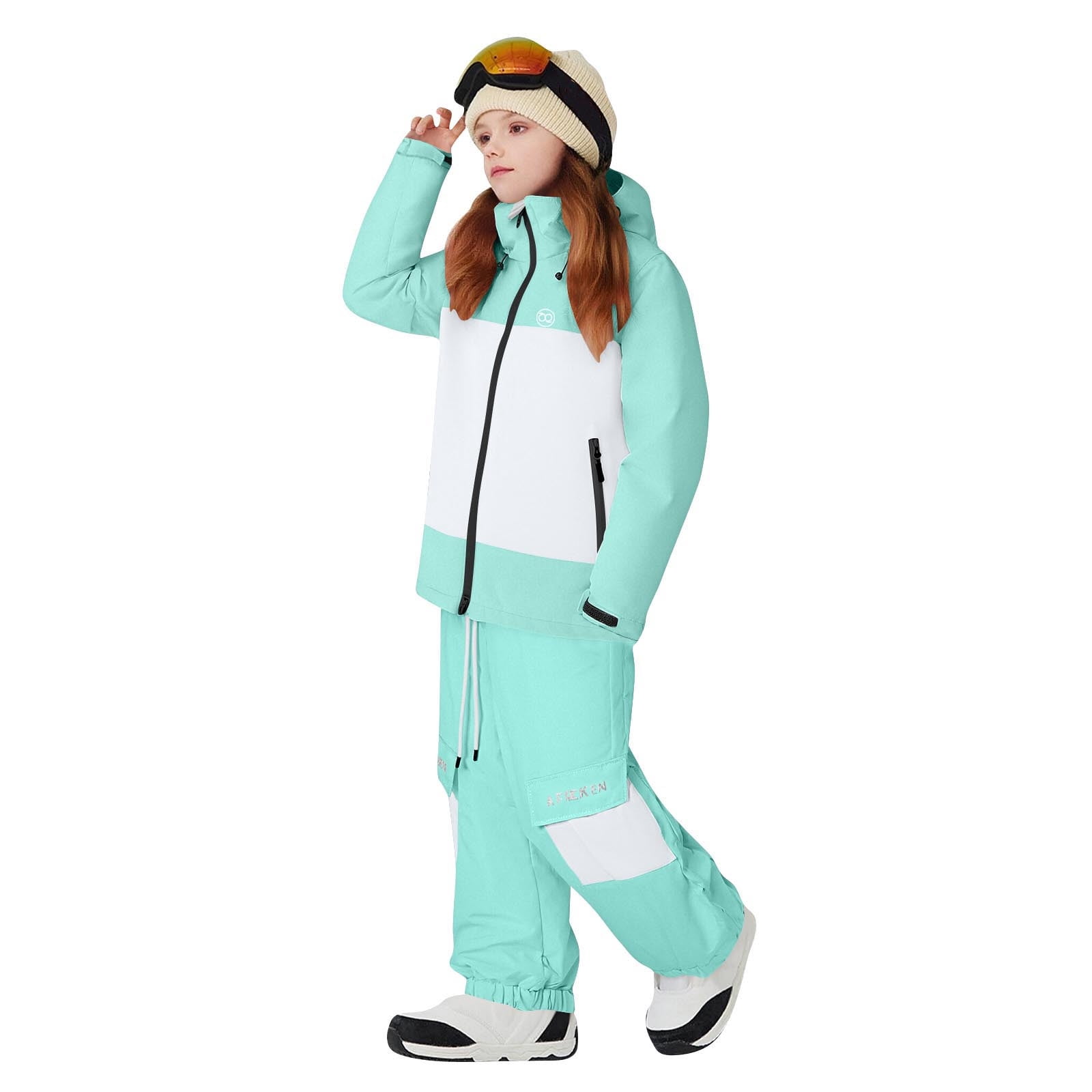 Hellosay Boys Girls Snowsuit for Kids Waterproof Windproof 2 Piece Snow ...