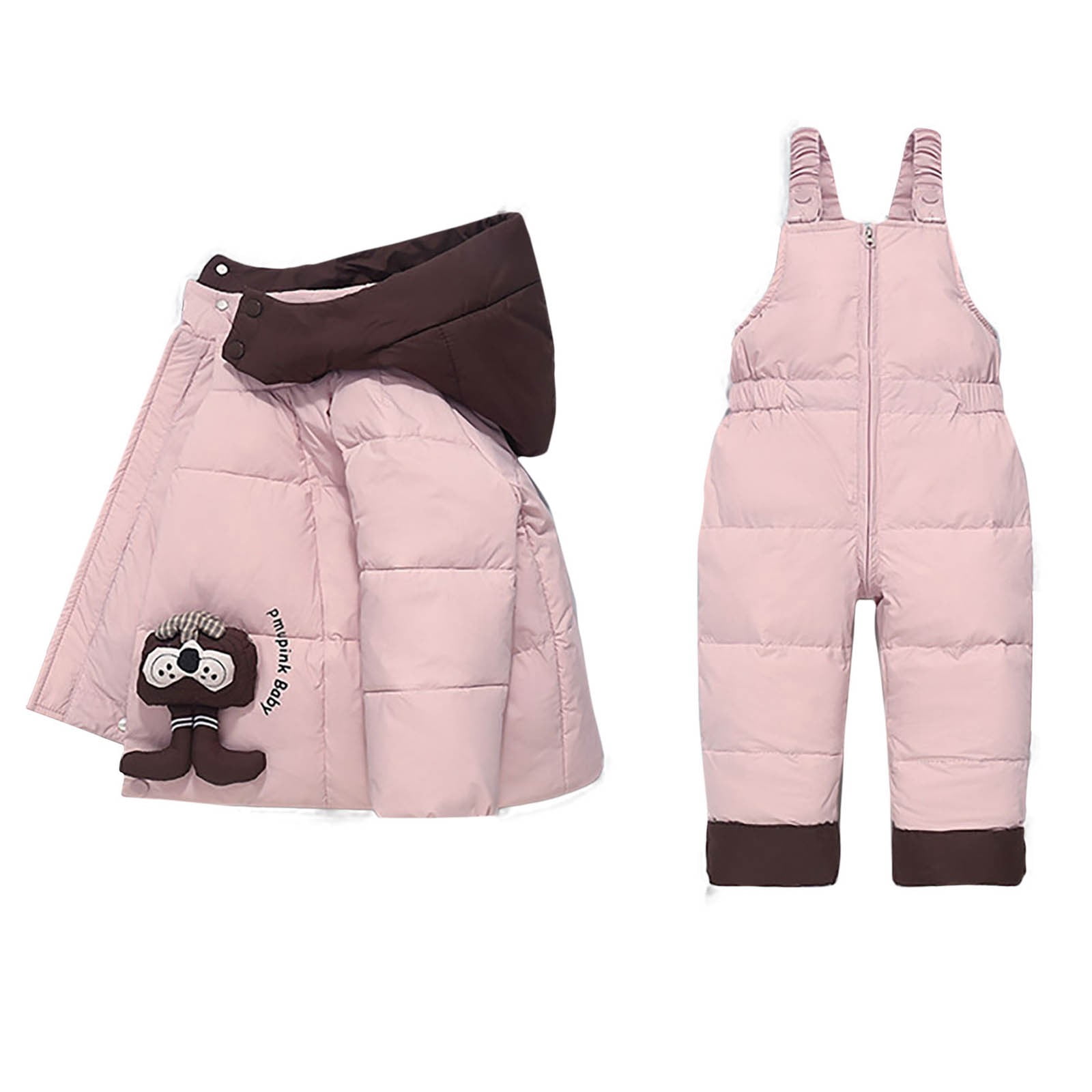 Hellosay Ski Suits Big Kids Boys Girls Waterproof Windproof 2 Piece ...