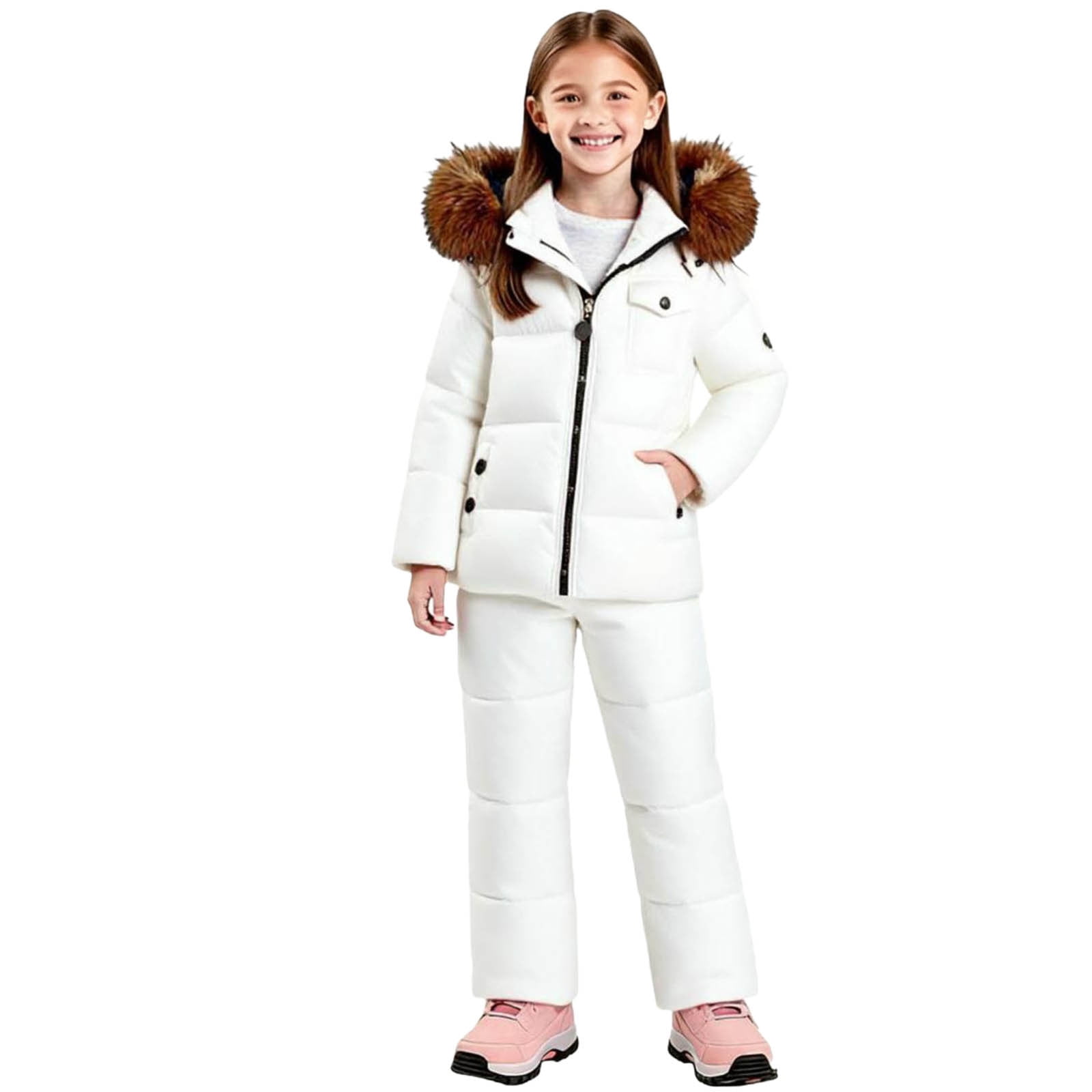 Hellosay Snow Suits for Kids Boys Girls Waterproof Windproof 2 Piece ...