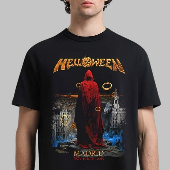 Helloween Madrid Spain 2025 Pop Up Shop Merch Tee On November 15 And 16 ...