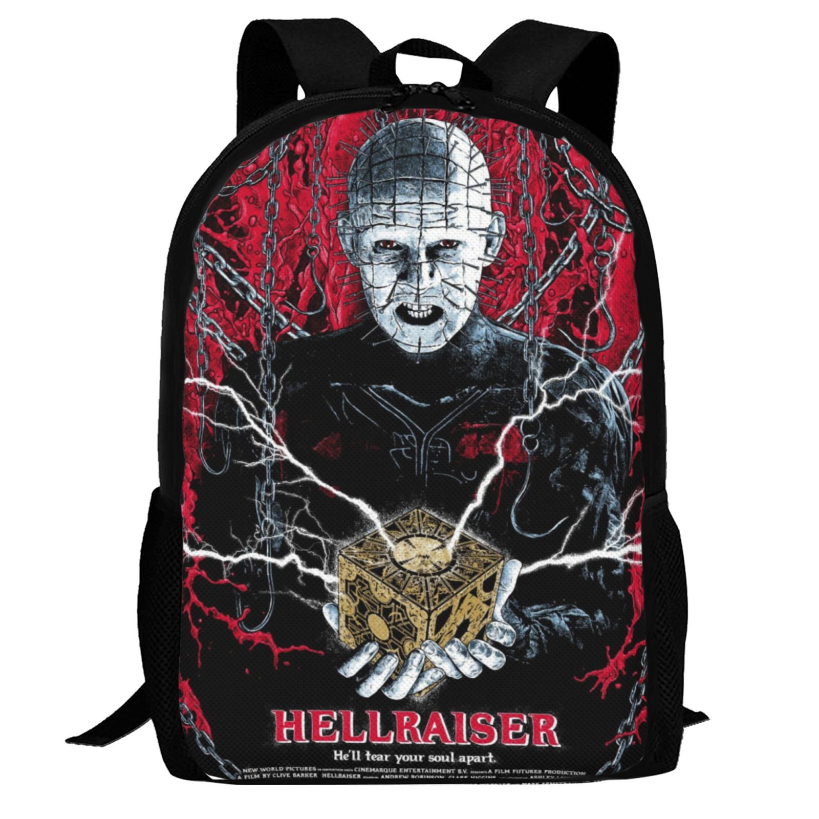 Hellraiser Backpack For College, Large Capacity Book Bag, Durable ...